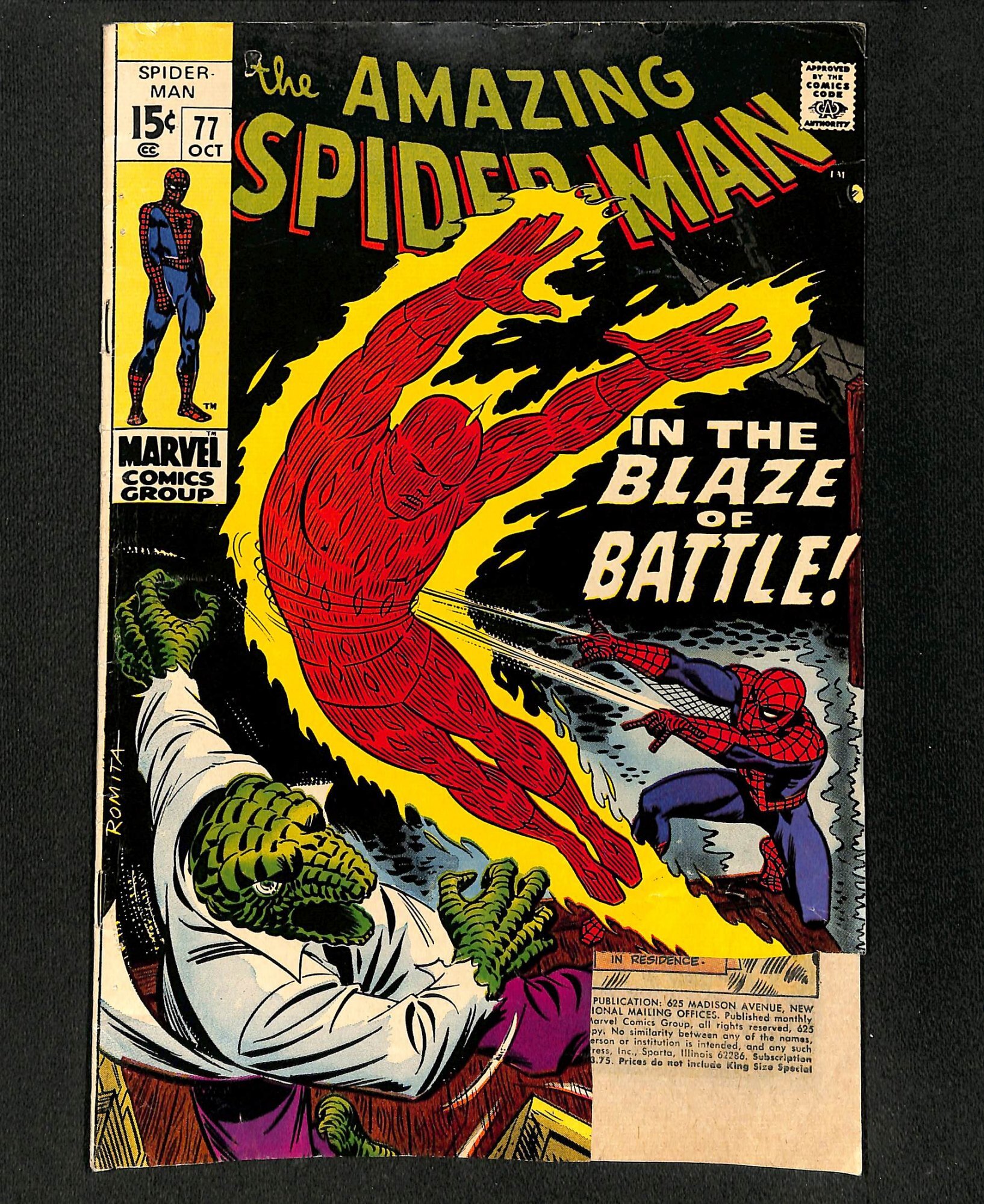 Amazing Spider-Man #77 Lizard Human Torch Appearance! | Full Runs ...