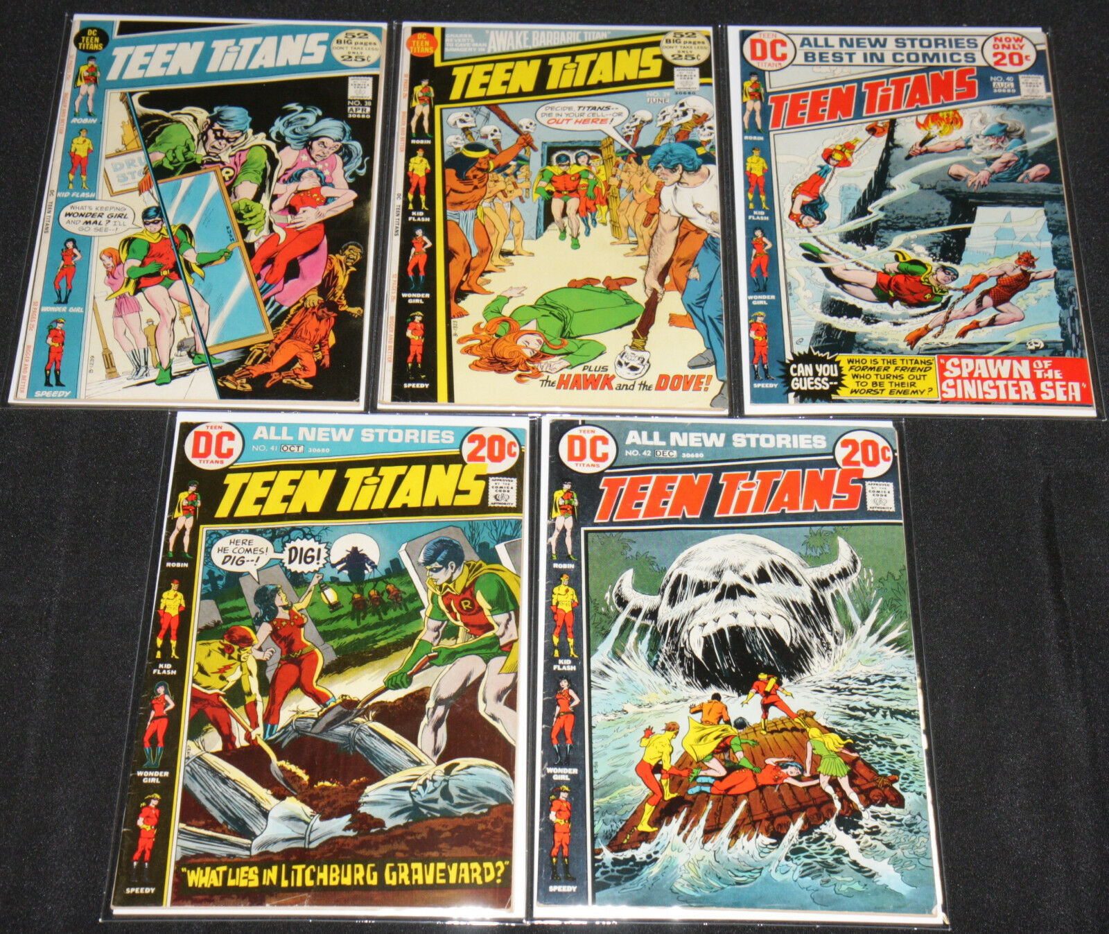 DC Silver-Bronze Age TEEN TITANS 14pc Low-Mid Grade Comic Lot (GD to ...