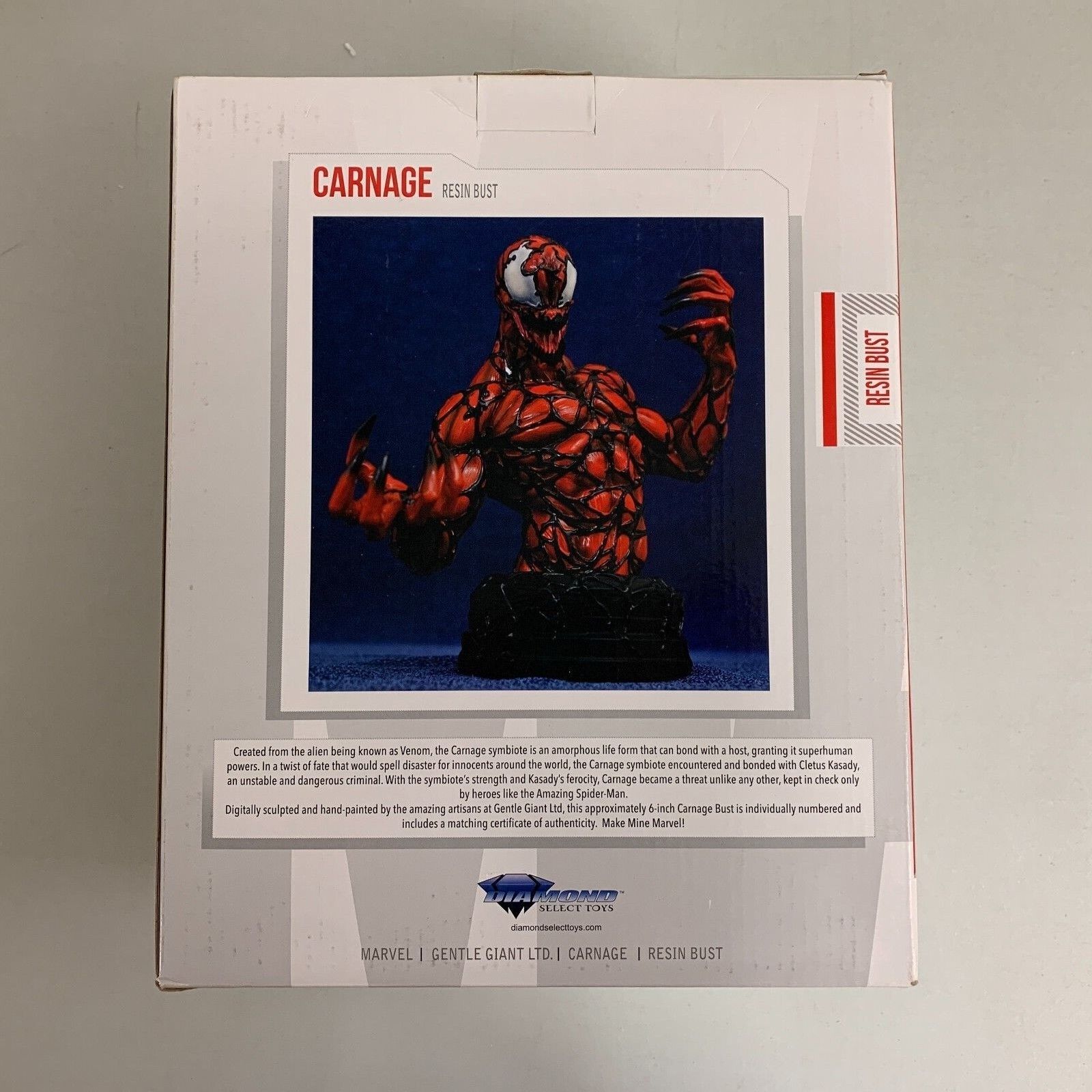 Marvel Gentle Giant Carnage Resin Bust | Comic Collectibles - Figurines ...