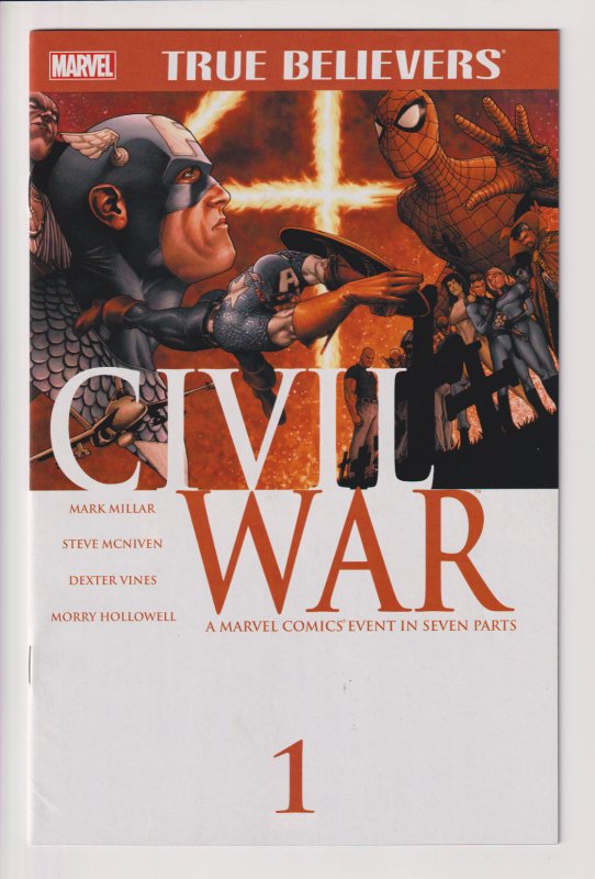 Marvel Comics! True Believers! Civil War! Issue #1! Reprint! | Comic Books - Modern Age, Marvel ...