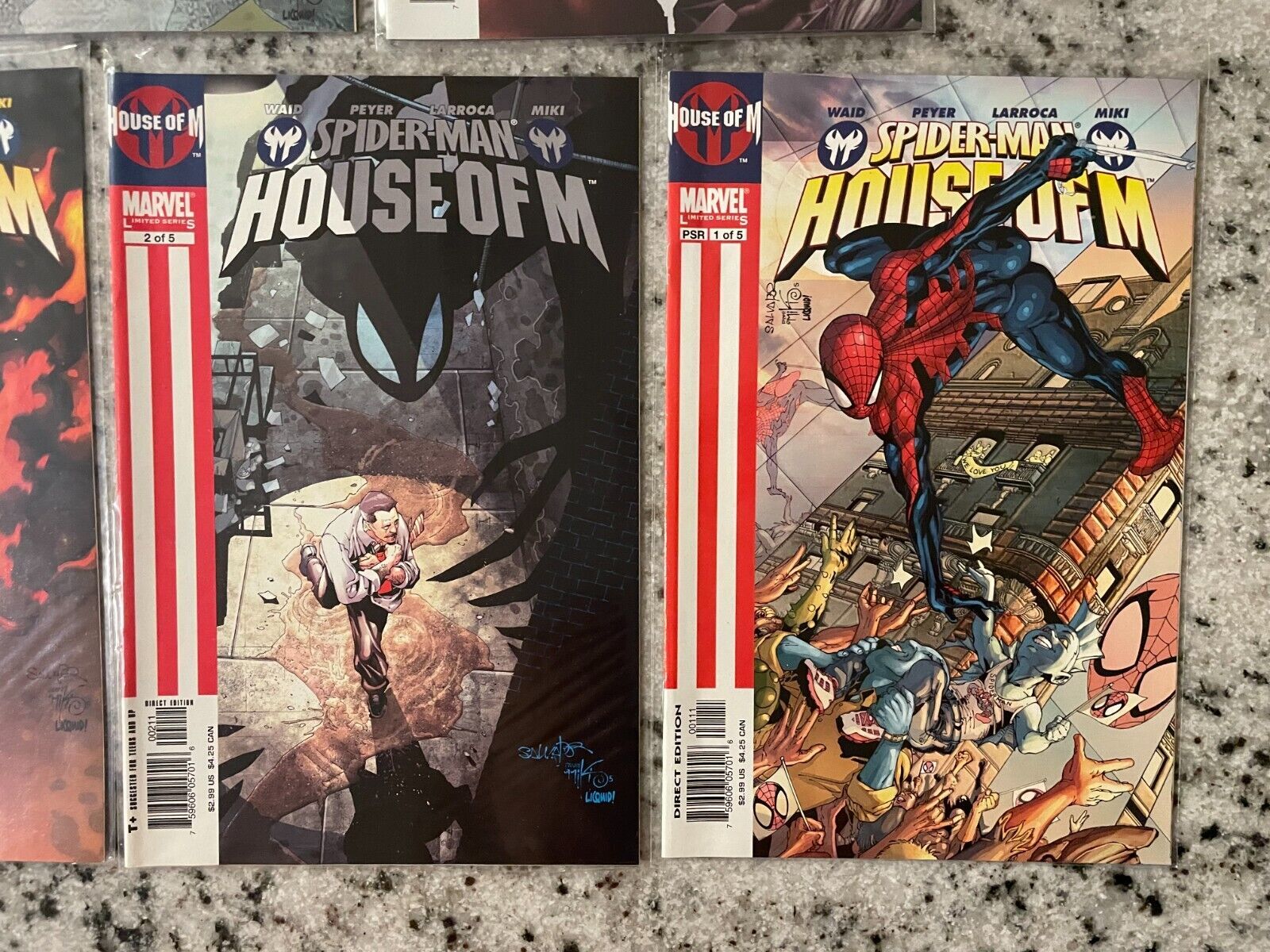 Spider-Man House Of M Complete Marvel Comics LTD Series # 1 2 3 4 5 ...