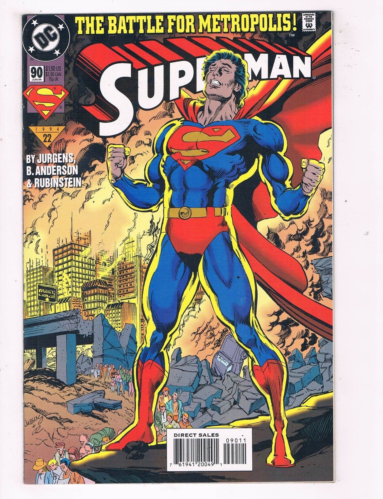 Comic Book Dots Superman