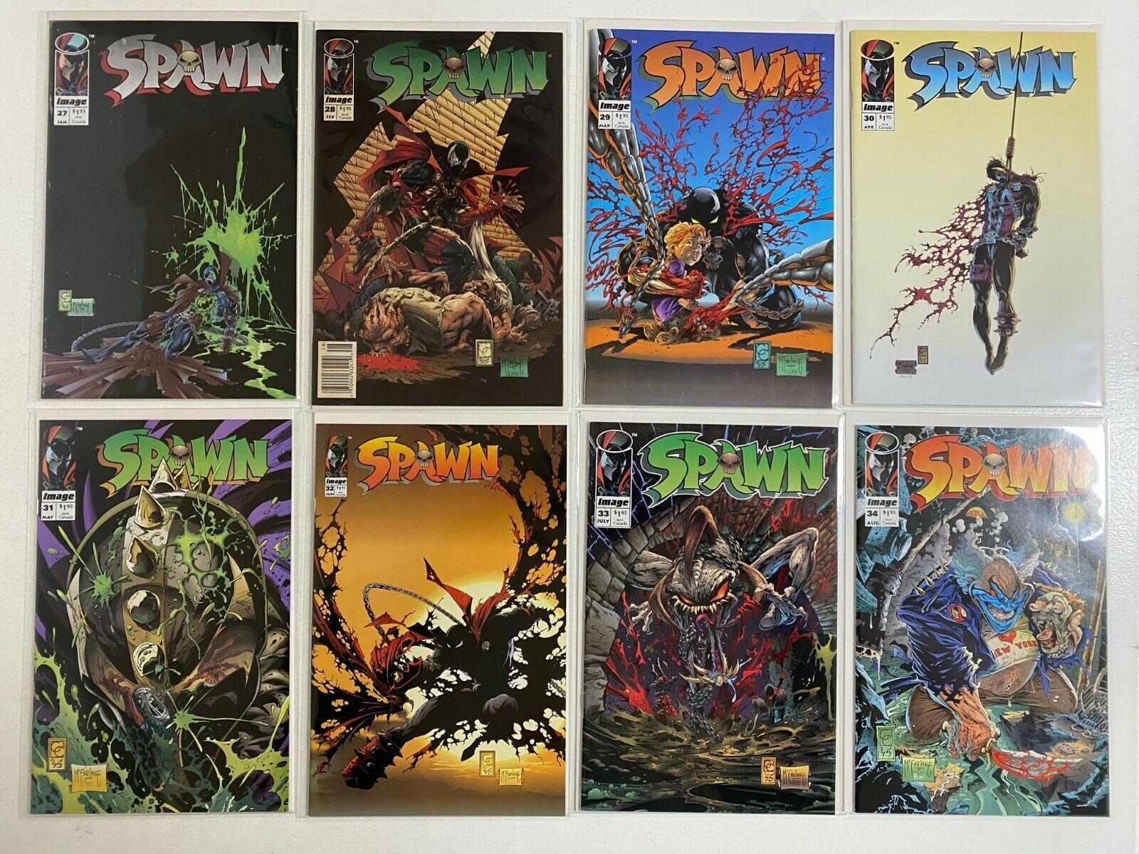 Spawn lot 33 different from #8-33 8.0 VF (1993-96 Image) | Comic Books ...