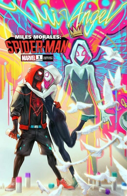 Miles Morales Spider-Man #1 (2023) SpiderVerse Gwen Peter Miguel Spot ...