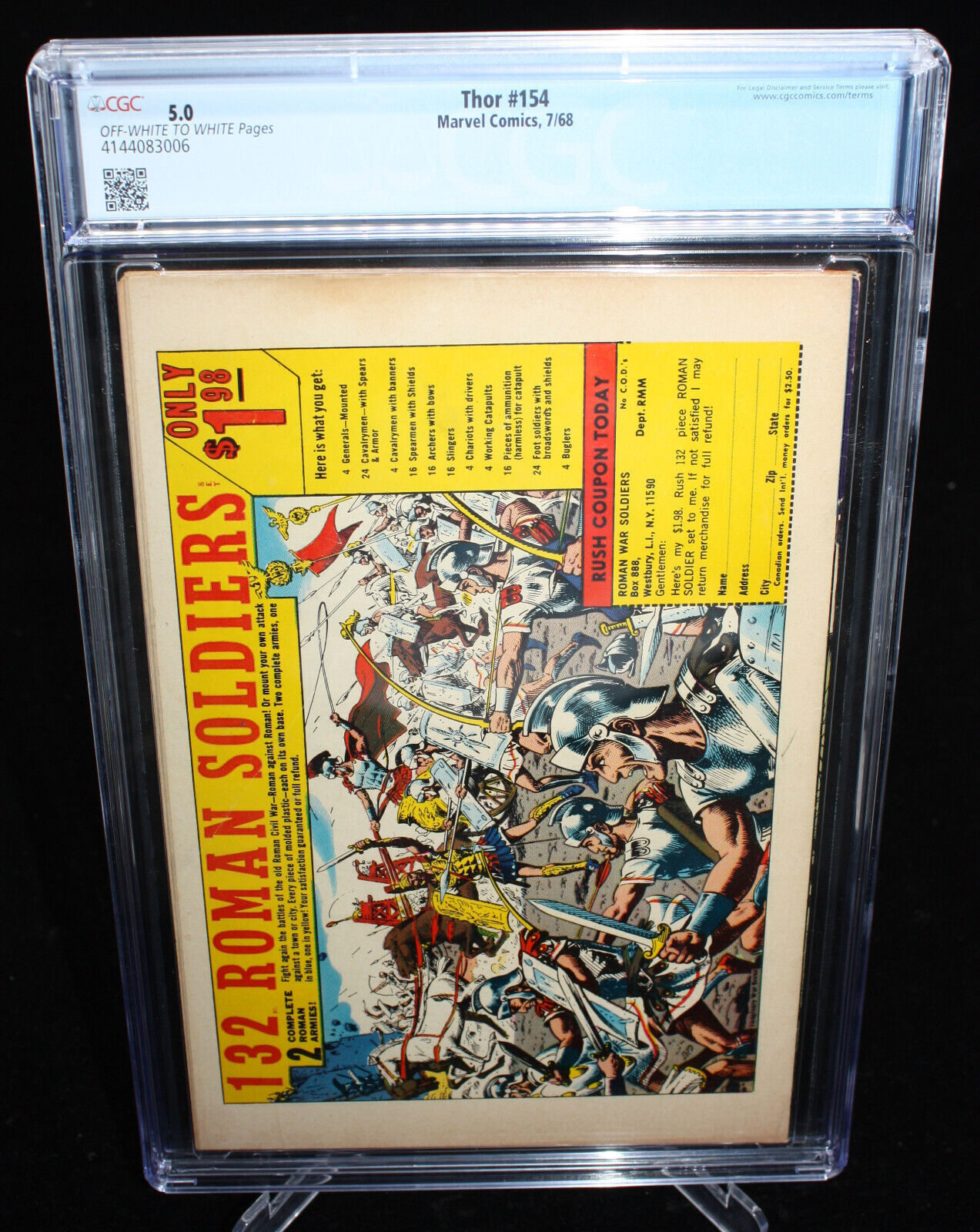 Thor #154 (CGC 5.0) 1st Appearance of Mangog - 1968 | Comic Books ...