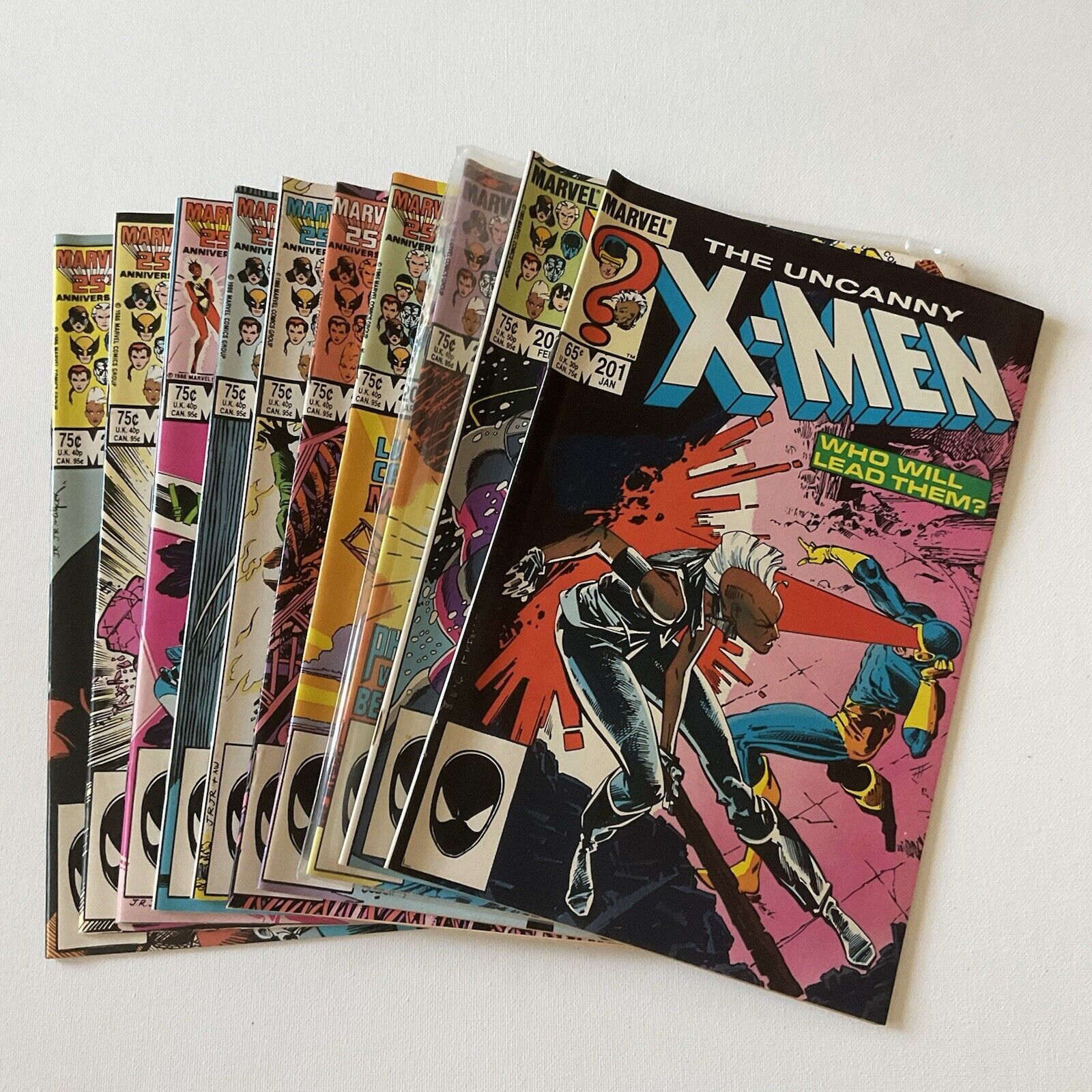 Uncanny X-Men 201 202 203 204 205 206 207 208 209 210 NM- 9.2 Marvel ...