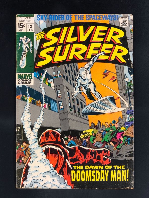 The Silver Surfer #13 (1970) 1st Appearance of Doomsday Man | Comic ...
