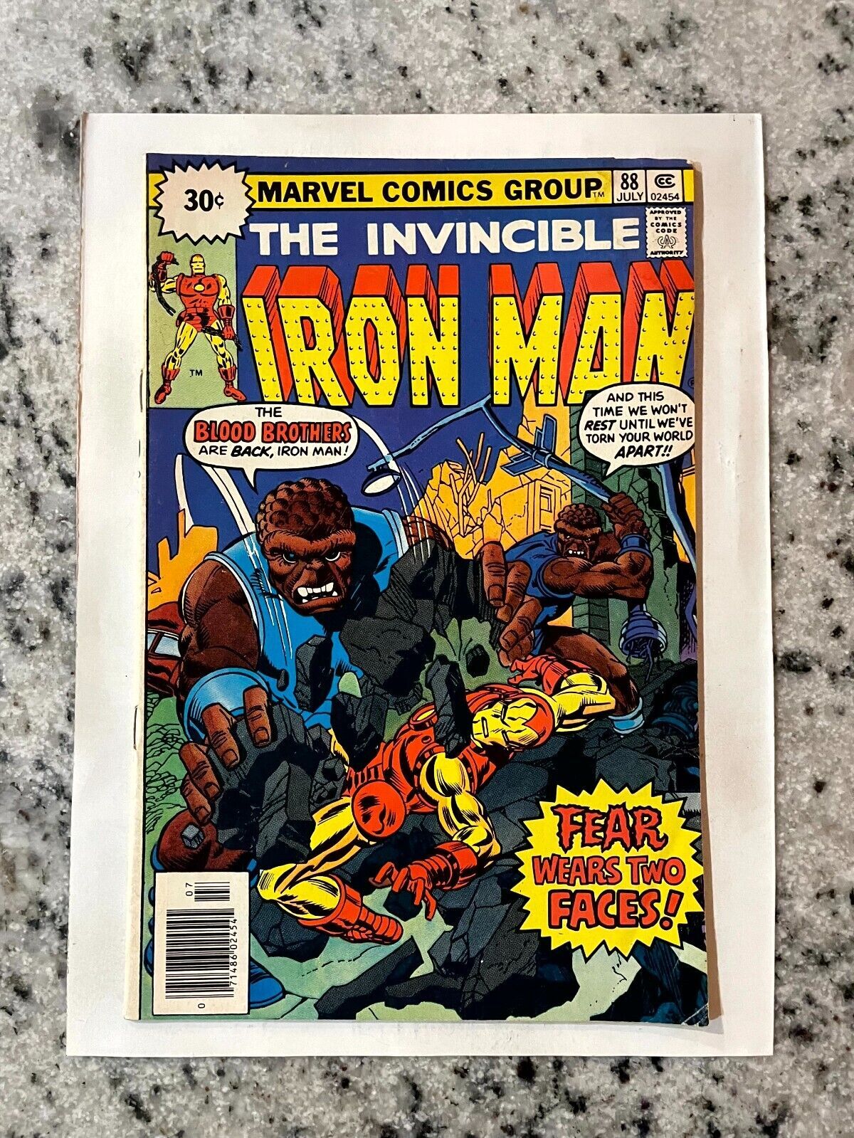 Iron Man # 88 VF- Marvel Comic Book War Machine Avengers Hulk Thor X ...