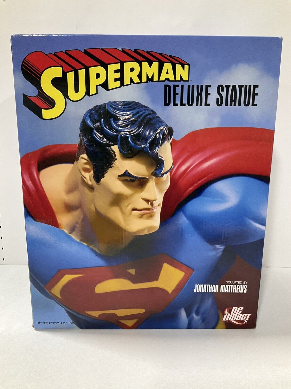 Superman Deluxe Statue Motorized Rotating Base Sealed in BOX Limited ...