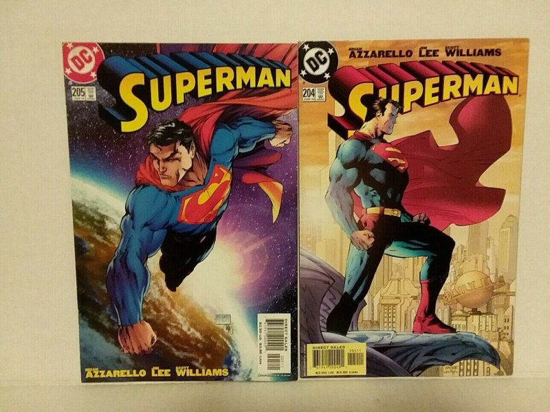 Superman - #204, 205 - JIM LEE Cover and Michael Turner Cover - Free ...