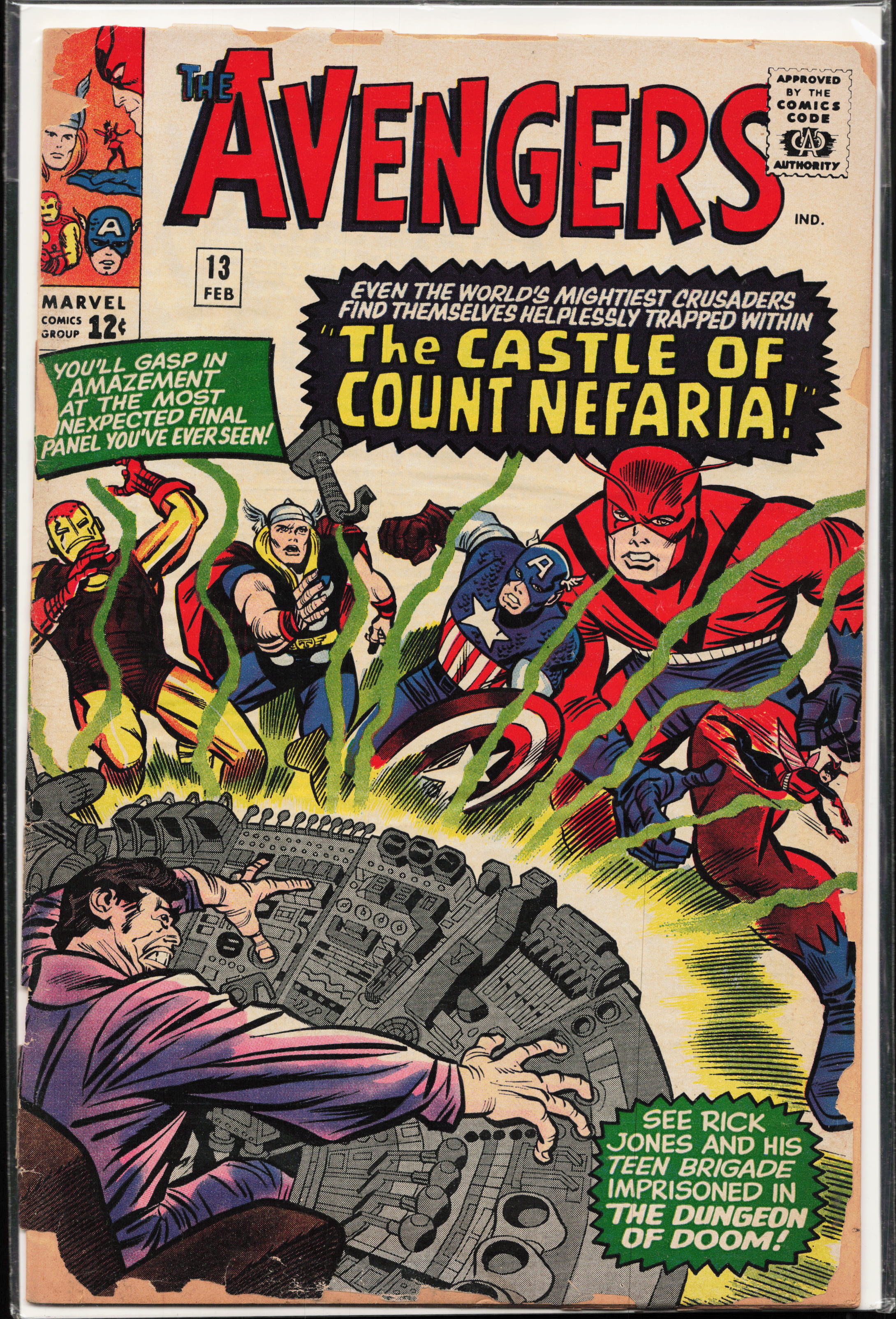 The Avengers #13 (1965) The Avengers [Key Issue] | Comic Books - Silver Age, Marvel, Avengers ...