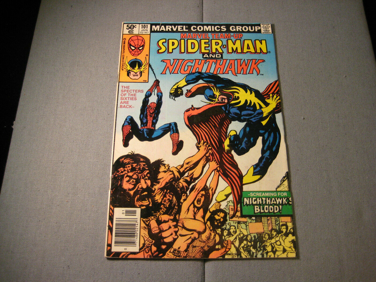 Marvel Team-Up #101 (Marvel, 1981) Spider-Man and Nighthawk Low Grade ...