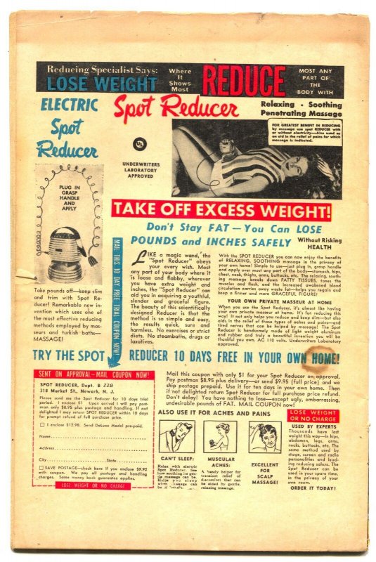 Captain Jet #5 1952- injury to eye- Flying Skeleton VG | Comic Books ...