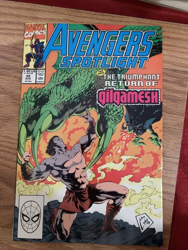 Avengers Spotlight #35 Gilgamesh Return 1990 Marvel Comics | Comic ...