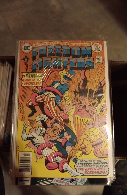 Freedom Fighters #6 (1977) Freedom Fighters | Comic Books - Bronze Age ...
