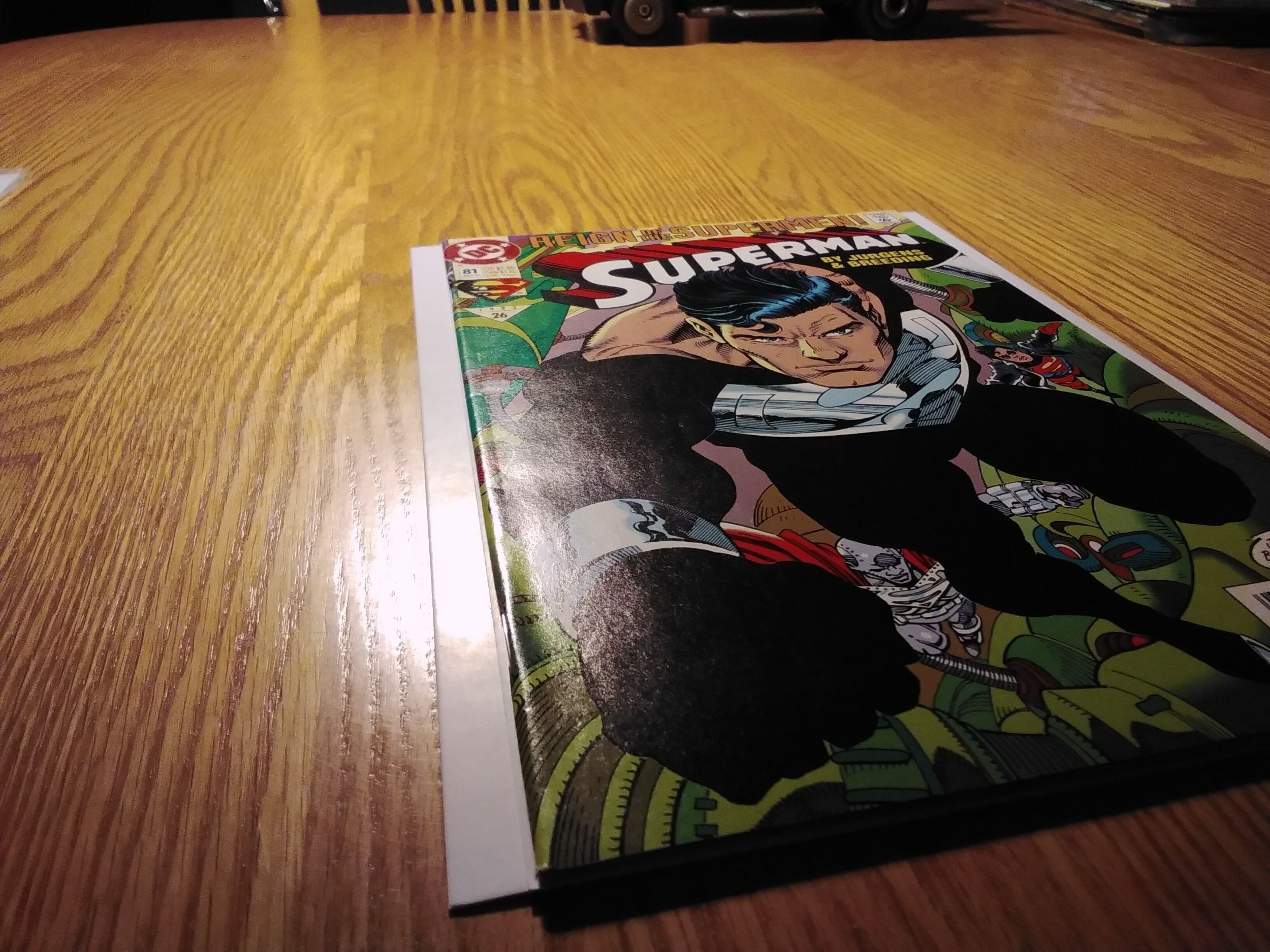 Superman #81 Newsstand (1993) Black costume key | Comic Books - Modern ...