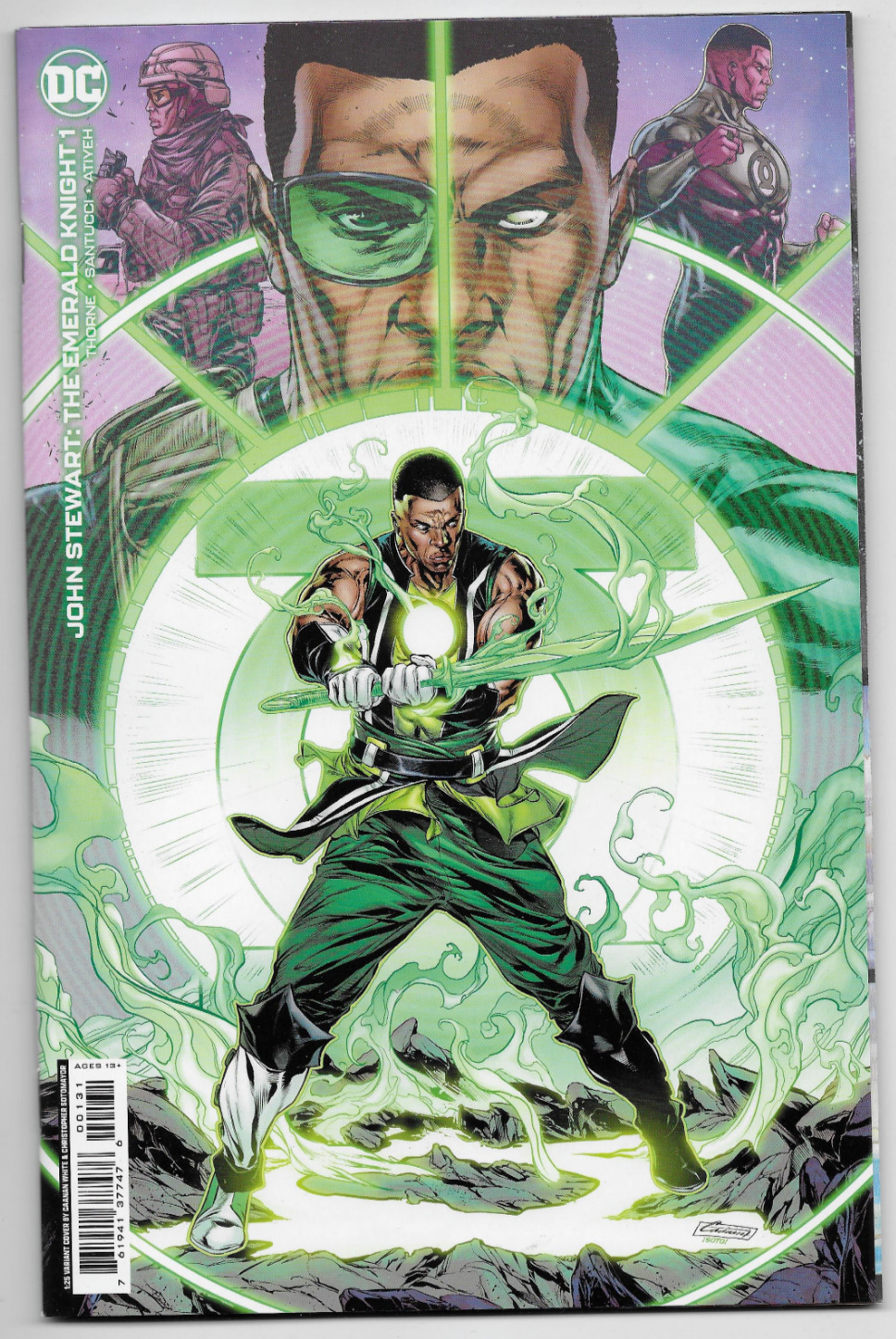 John Stewart The Emerald Knight #1 DC Comics 2022 1:25 Caanan Variant ...