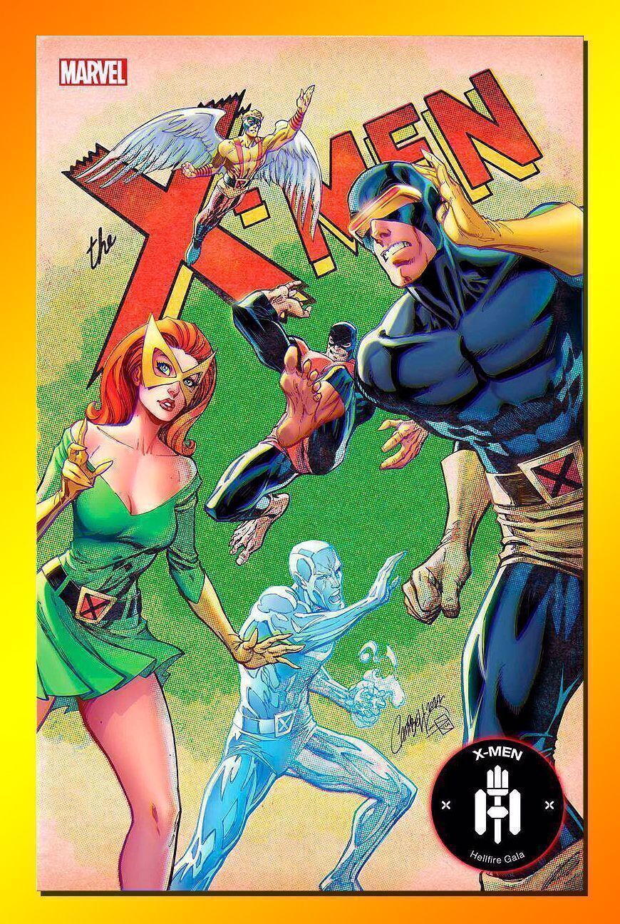 Xmen Hellfire Gala 2023 #1 KEY Cover JS Campbell Anniversary Variant ...