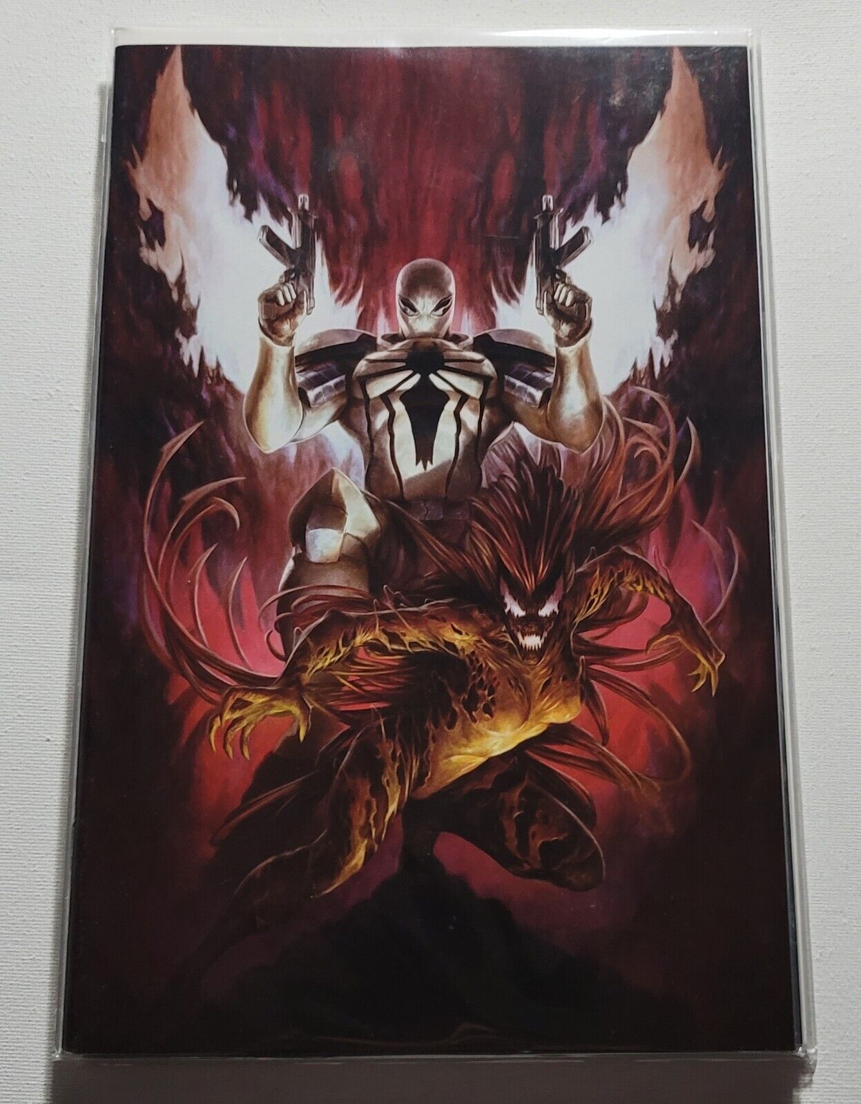 Extreme Carnage Alpha #1 Dave Rapoza Virgin Variant Anti-Venom | Comic ...
