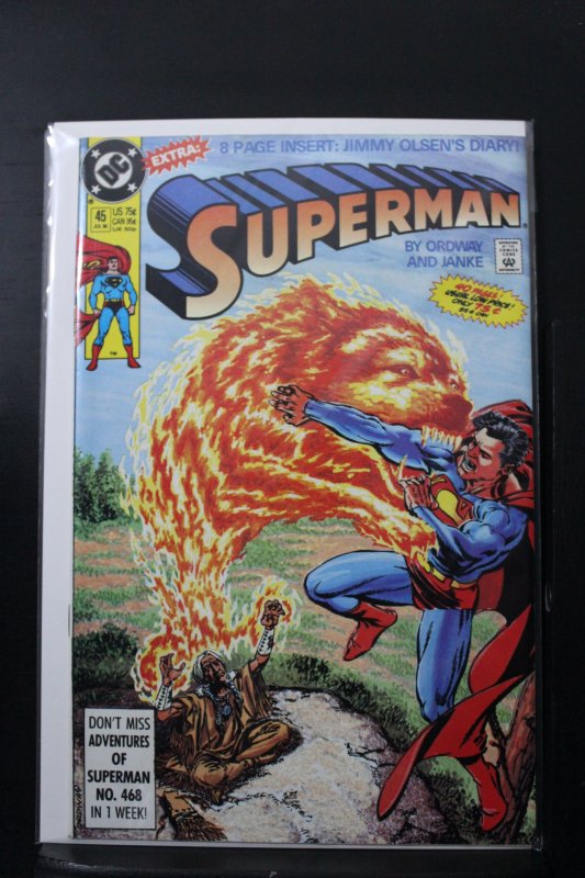 Superman #45 Direct Edition (1990) | Comic Books - Copper Age, DC ...