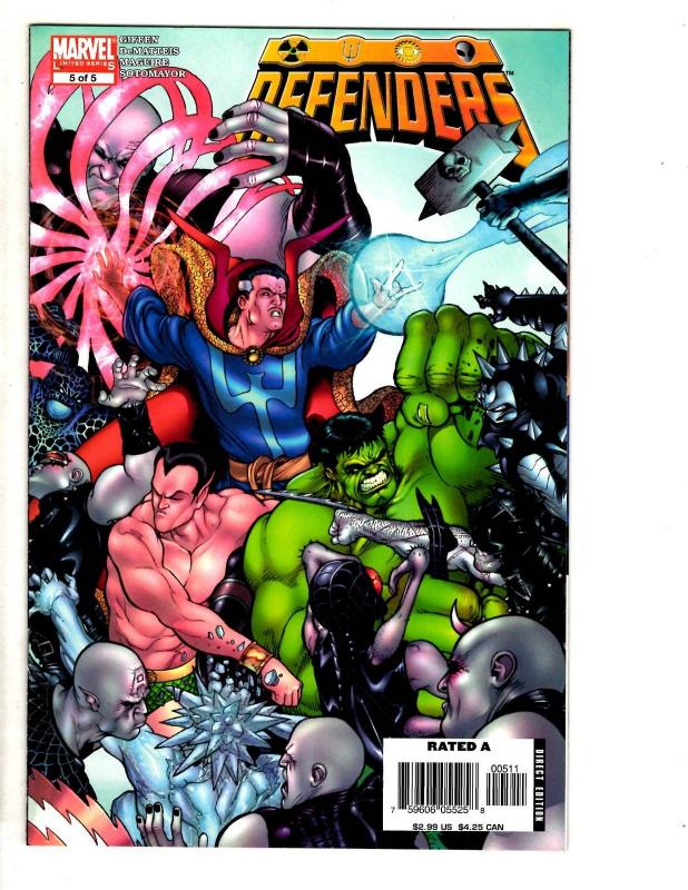 Lot Of 8 Marvel Comic Books Digitek 1 2 3 4 + Defenders 3 4 5 + Diecut ...