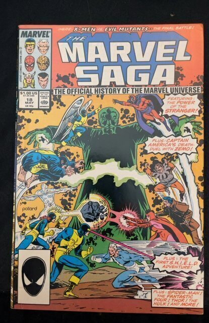 The Marvel Saga The Official History of the Marvel Universe #18 (1987 ...