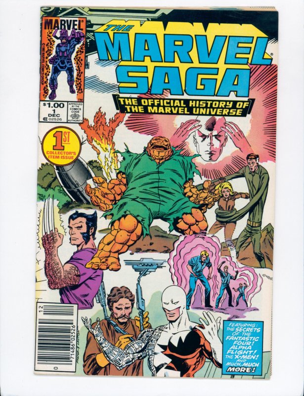 The Marvel Saga The Official History of the Marvel Universe #1 ...