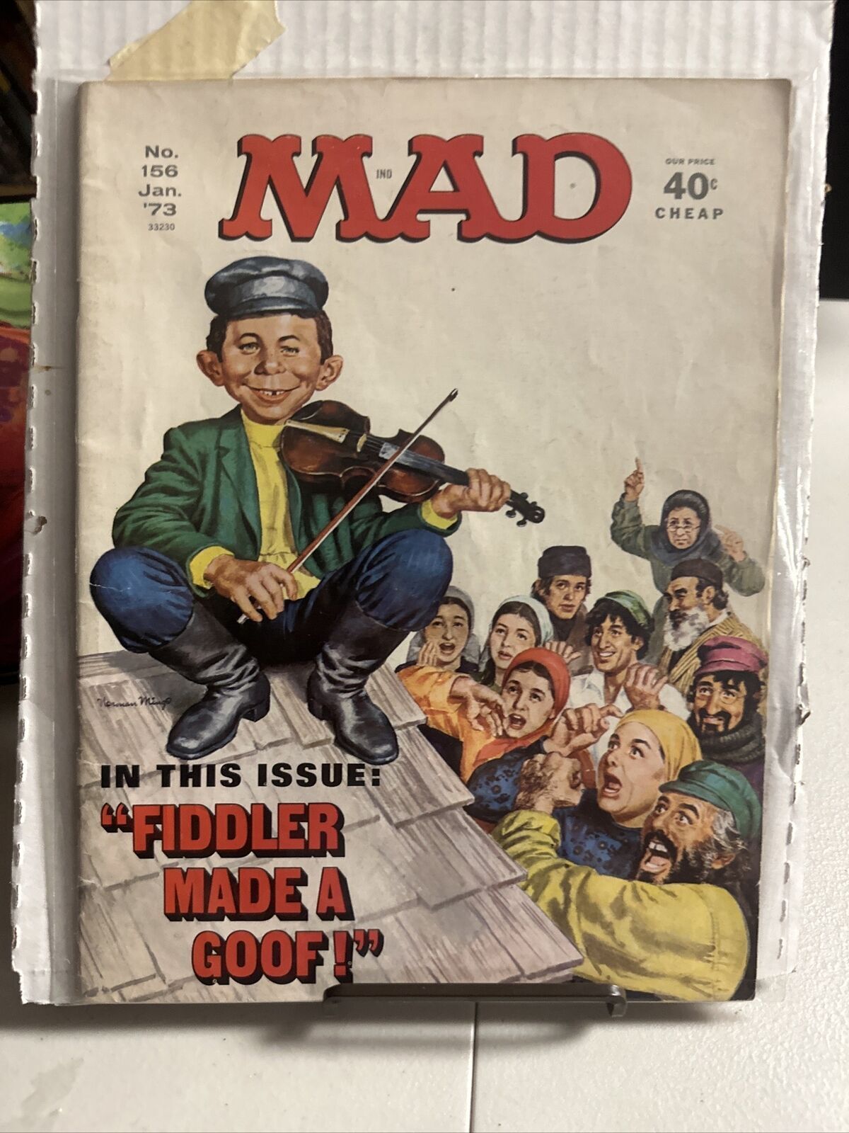 Mad Magazine #156 - January 1973 - Vintage - Fiddler On The Roof ...