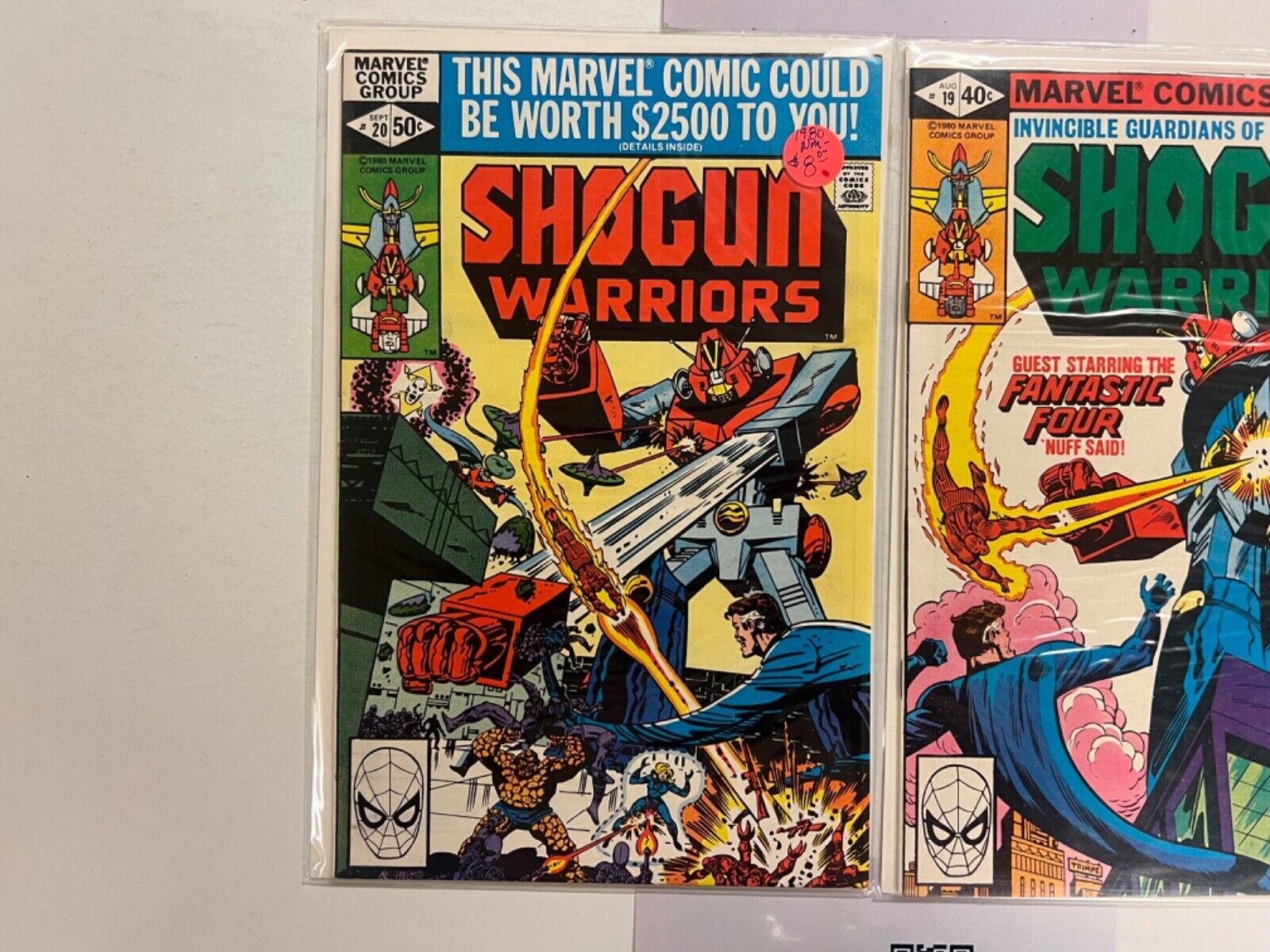 2 Shogun Warriors Marvel Comic Books # 19 20 Avengers Defenders Thor 30 ...