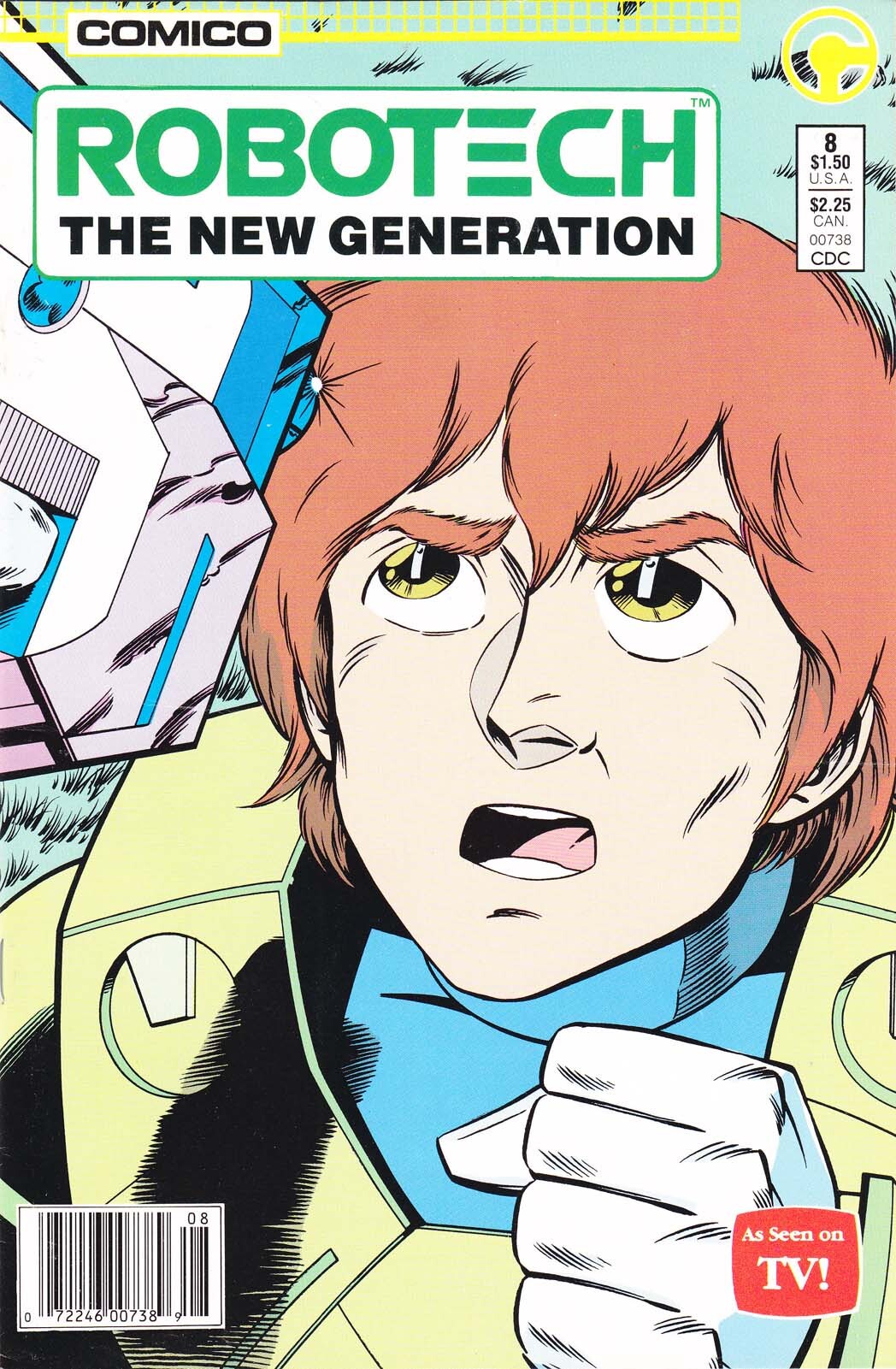 Robotech: The New Generation #8 (Newsstand) FN ; COMICO | Comic Books ...