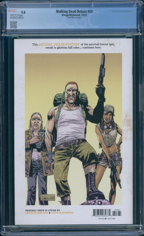 Walking Dead Deluxe #53 CGC 9.8 Spawn Month Variant with Michonne Image ...