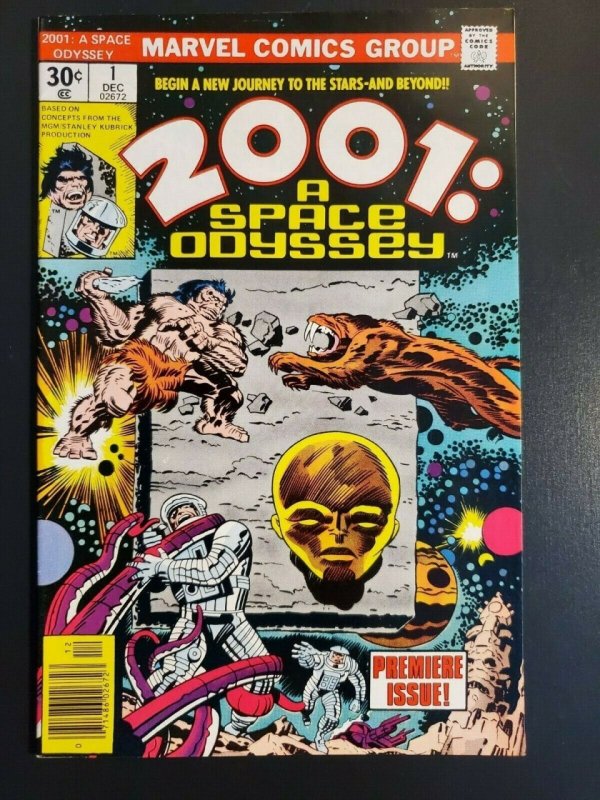 2001 A Space Odyssey #1 (1976) VF+ (8.5) Classic Jack Kirby Cover Art ...