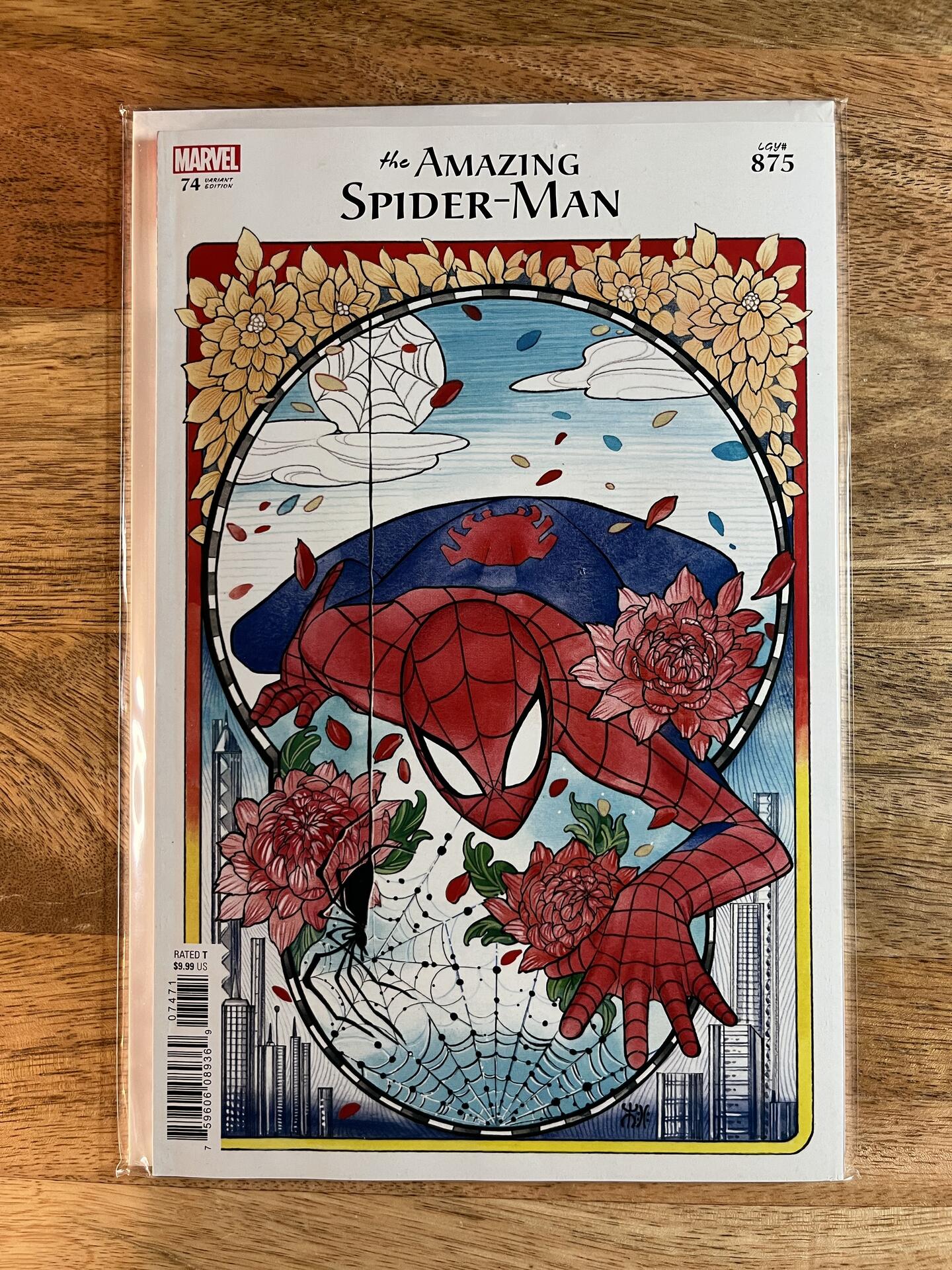 The Amazing Spider-Man #74 (2021) Peach Momoko variant | Comic Books ...
