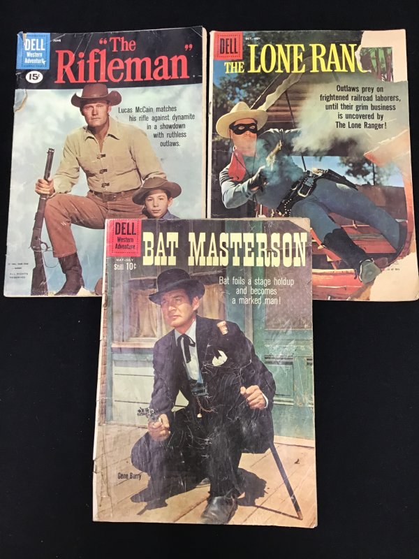 Bat Masterson #3, The Rifleman, The Lone Ranger, Great Westerns, 1960,s ...