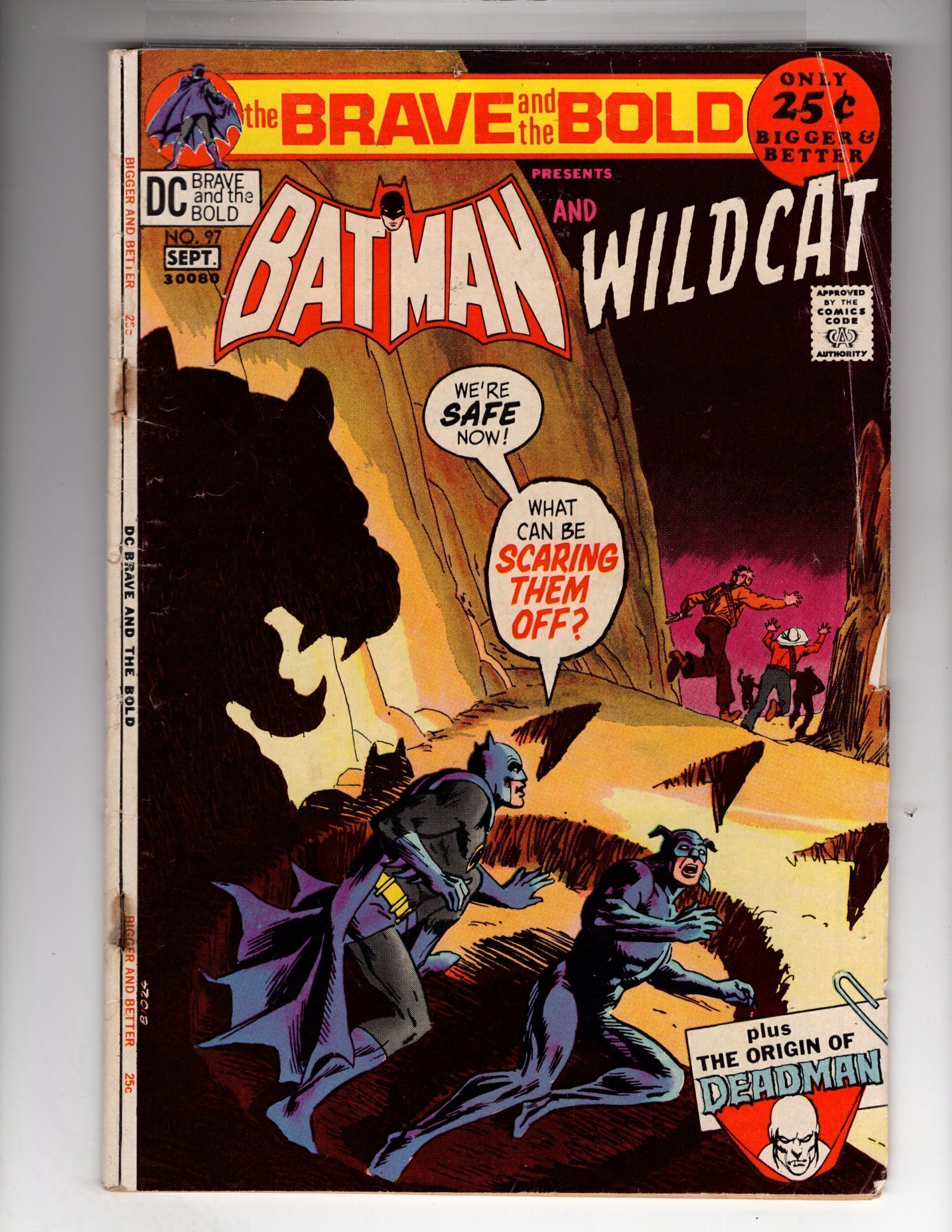 The Brave and the Bold #97 (1971) Batman & Wildcat! Deadman Origin ...