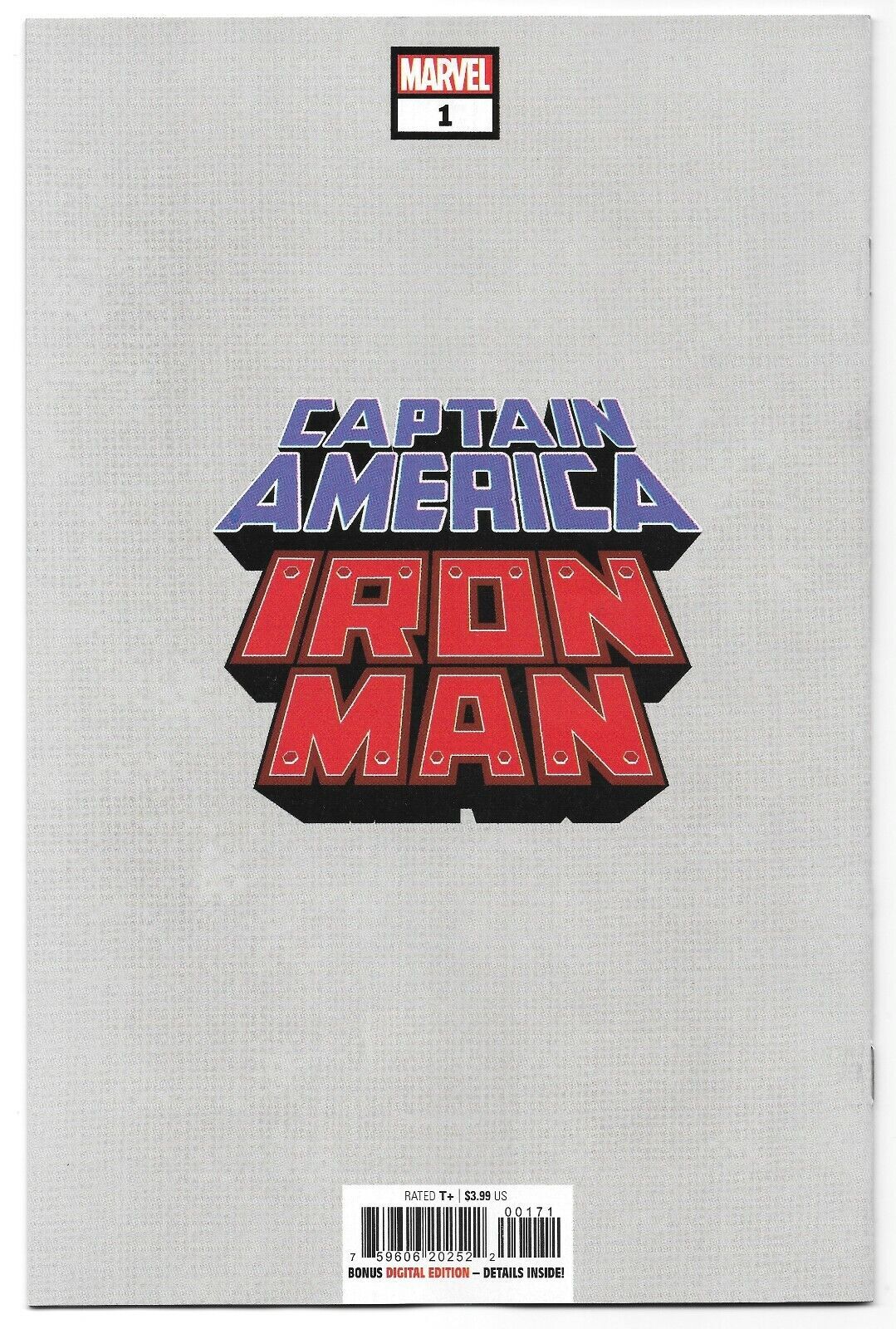 Captain America Iron Man #1 (02/2022) Marvel Comics Walmart Exclusive ...