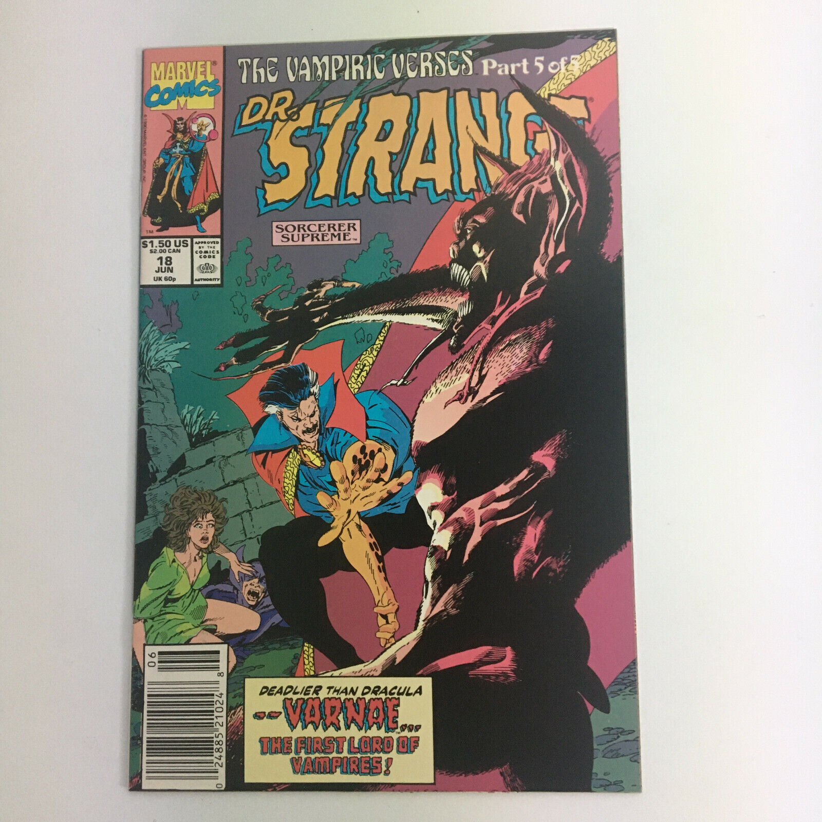 Doctor Strange Sorcerer Supreme # 18 - Baron Blood - 1st Varnae ...