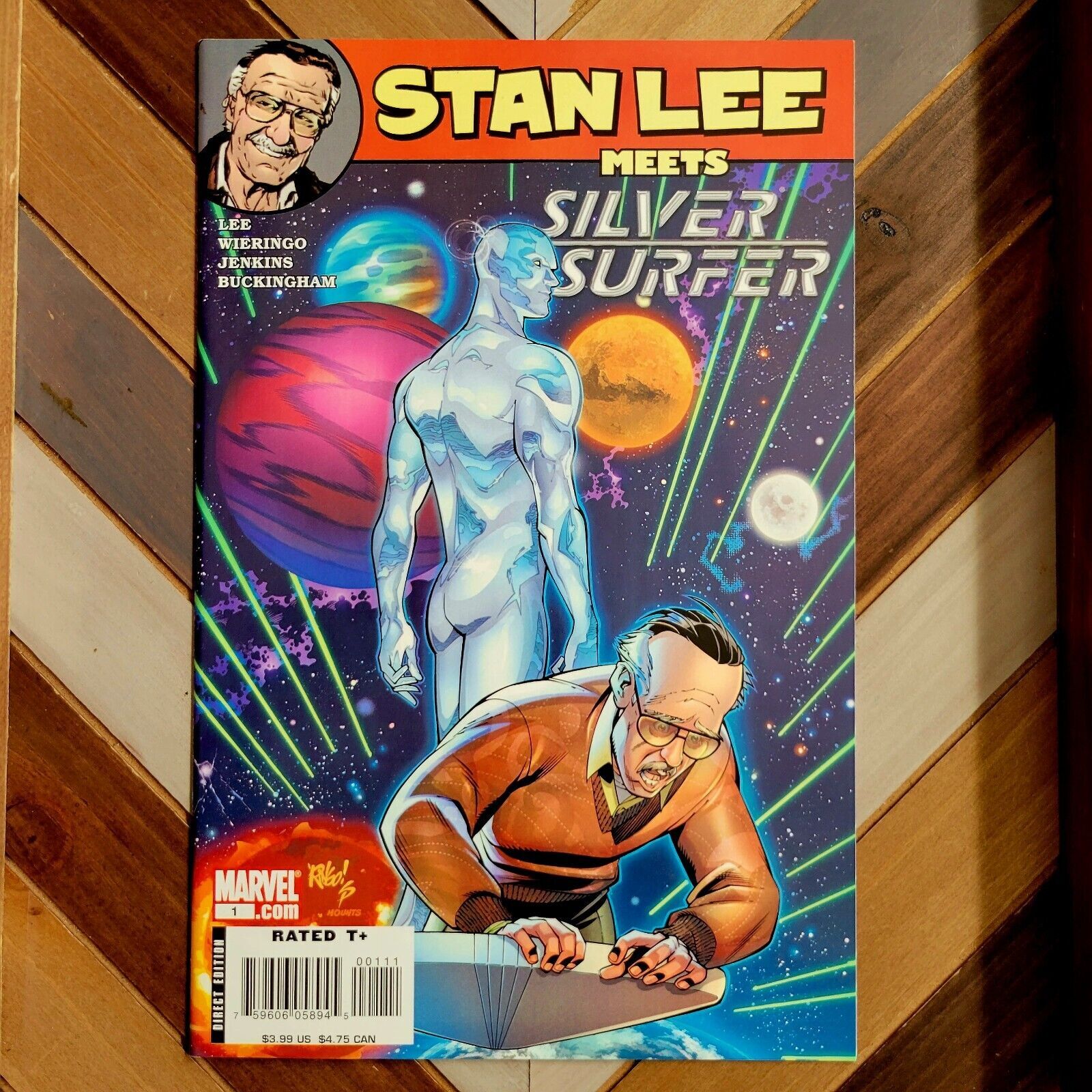 STAN LEE Meets The SILVER SURFER #1 NM- (Marvel 2007) 65th anniversary ...