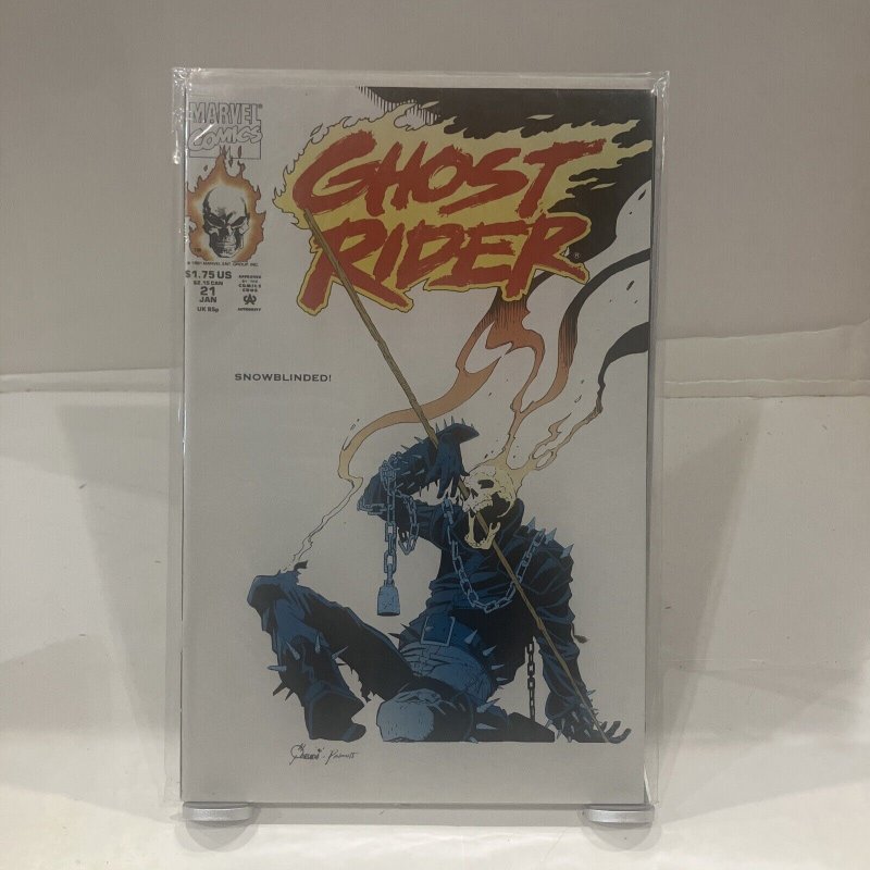 Ghost Rider: Snowblinded! #21 | Jan 1991 | Marvel Comics | Comic Books - Modern Age, Marvel ...