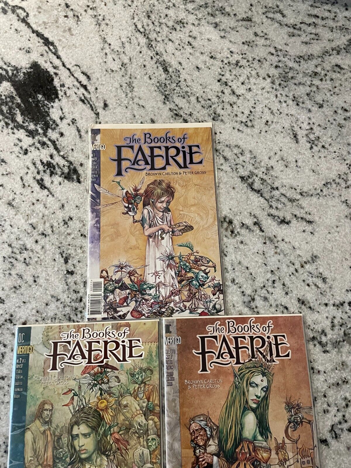 Lot Of 3 The Books Of Faerie DC Vertigo Comic Books # 1 2 3 NM Peter ...