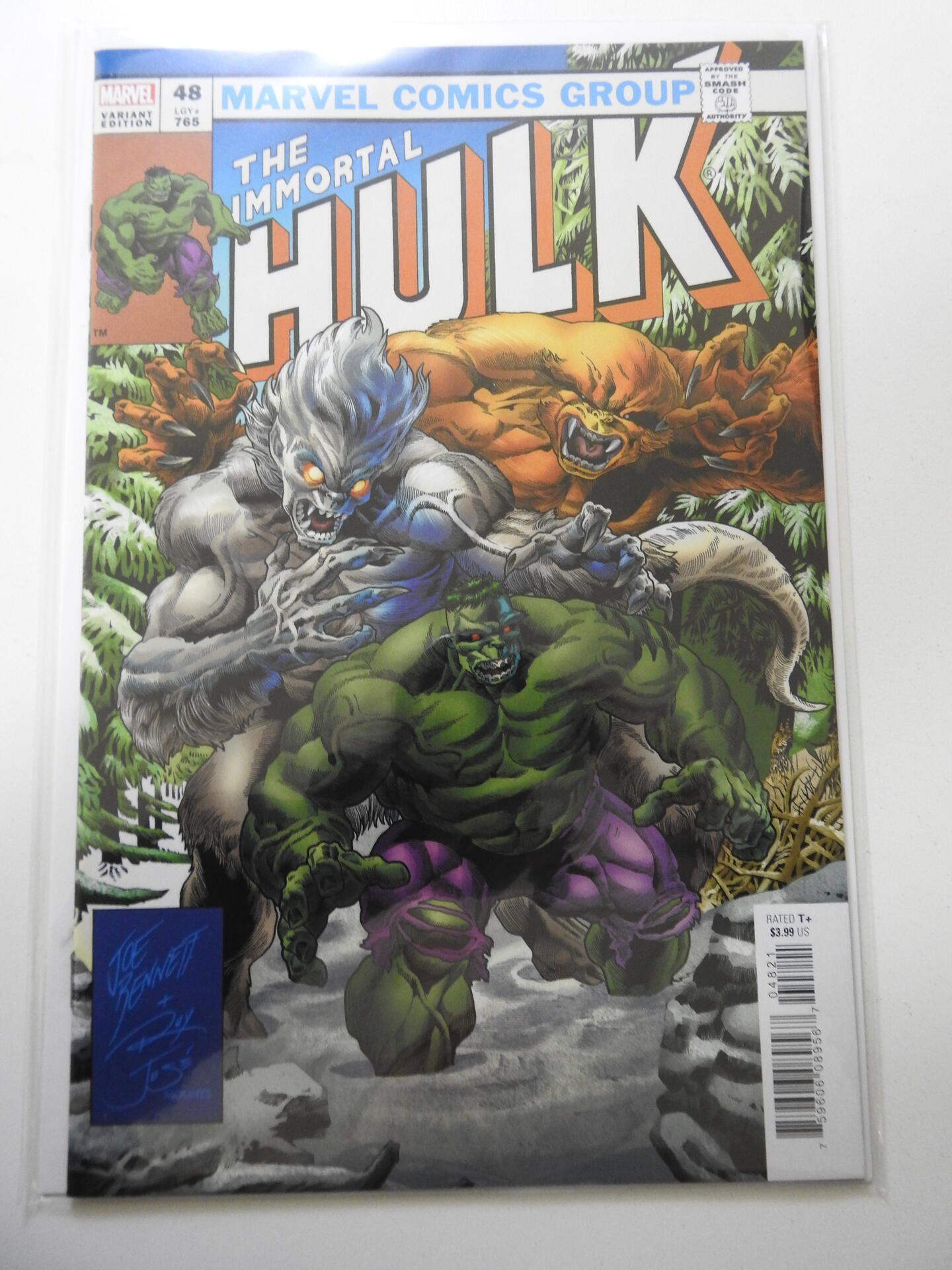 The Immortal Hulk #48 Joe Bennett & Ruy José Homage Cover (2021 ...