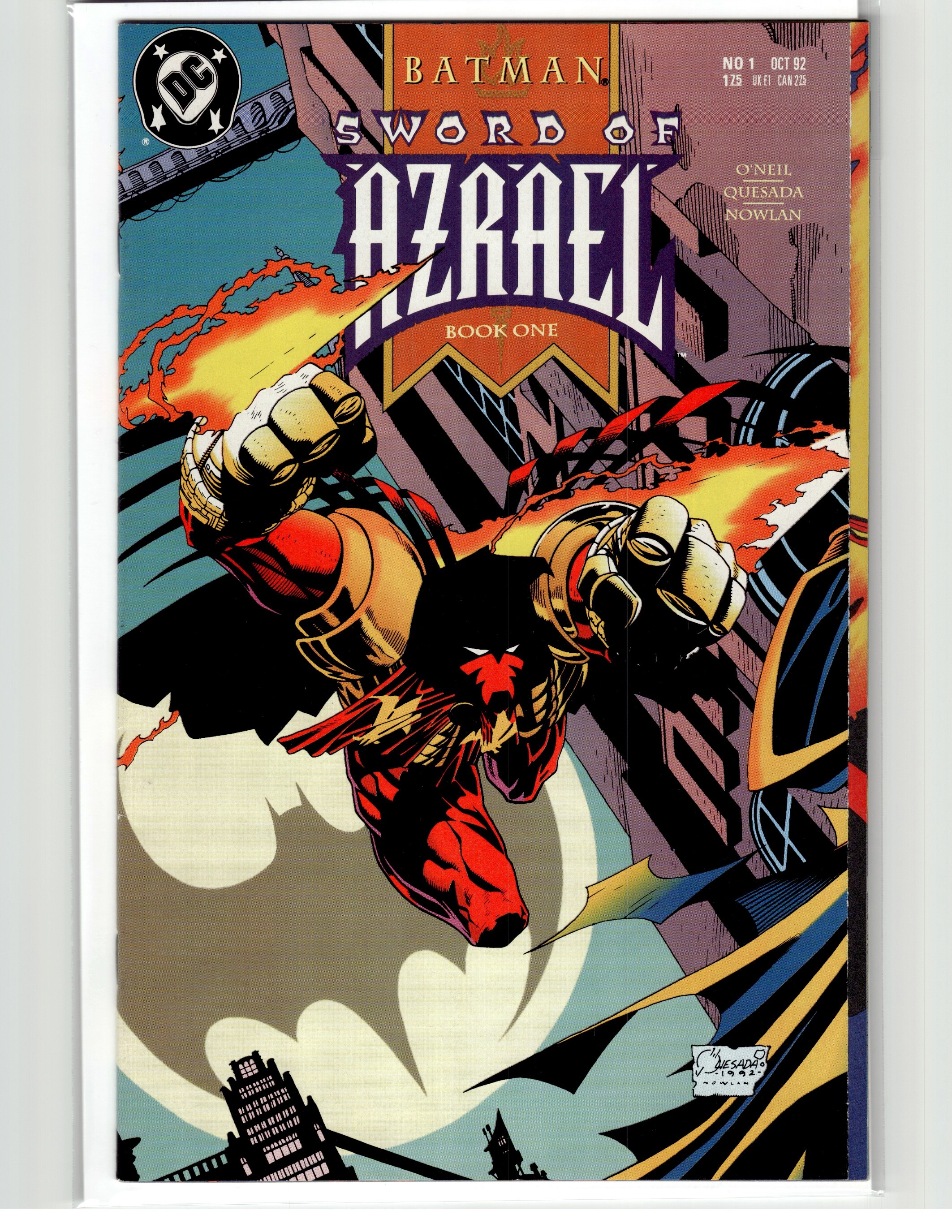 Batman: Sword of Azrael #1 (1992) Azrael [Key Issue] | Comic Books ...