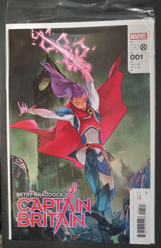 Betsy Braddock: Captain Britain #1 Schmidt Cover (2023) Incentive ...