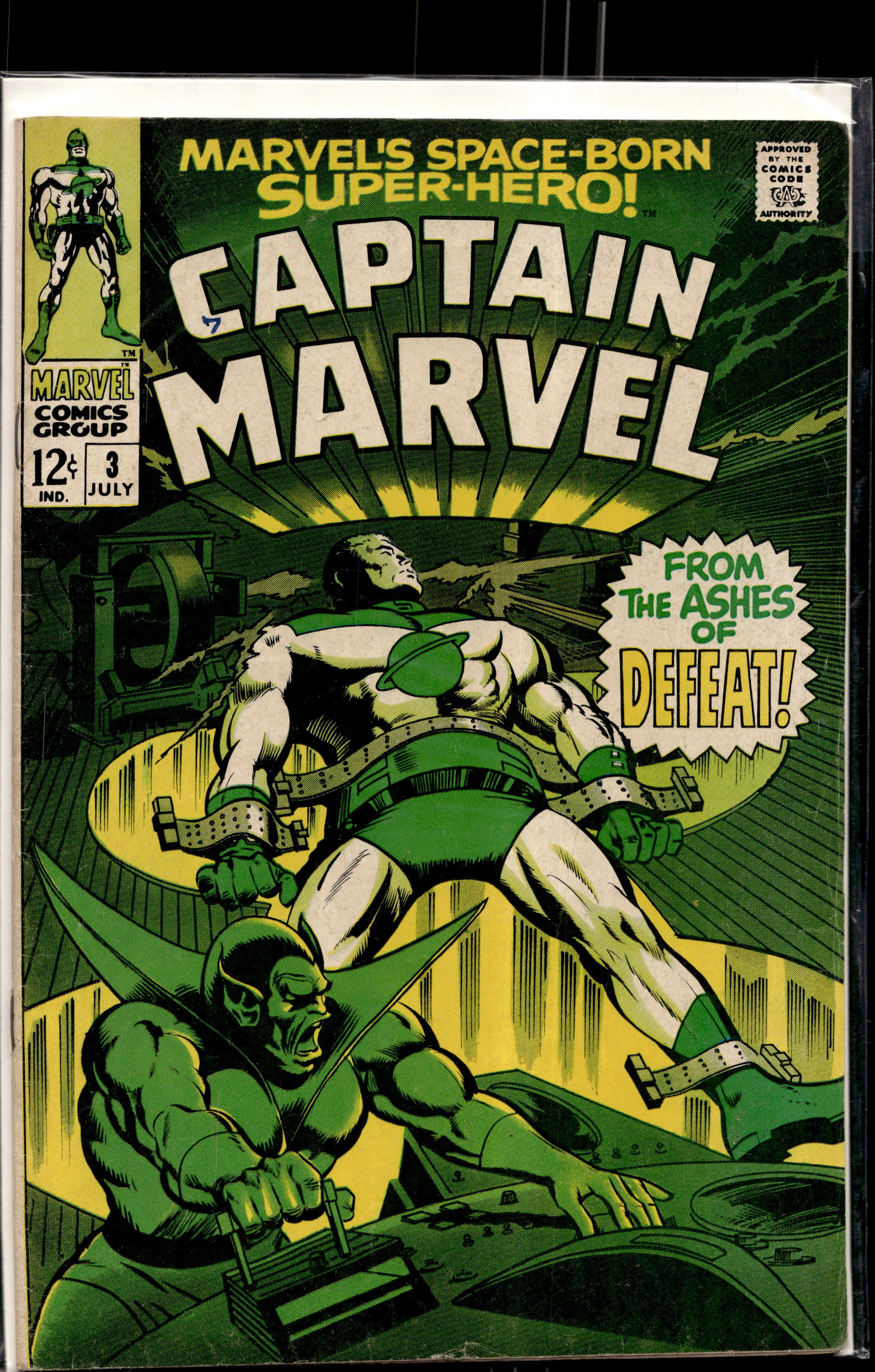 Captain Marvel #3 (1968) | Comic Books - Silver Age, Marvel / HipComic