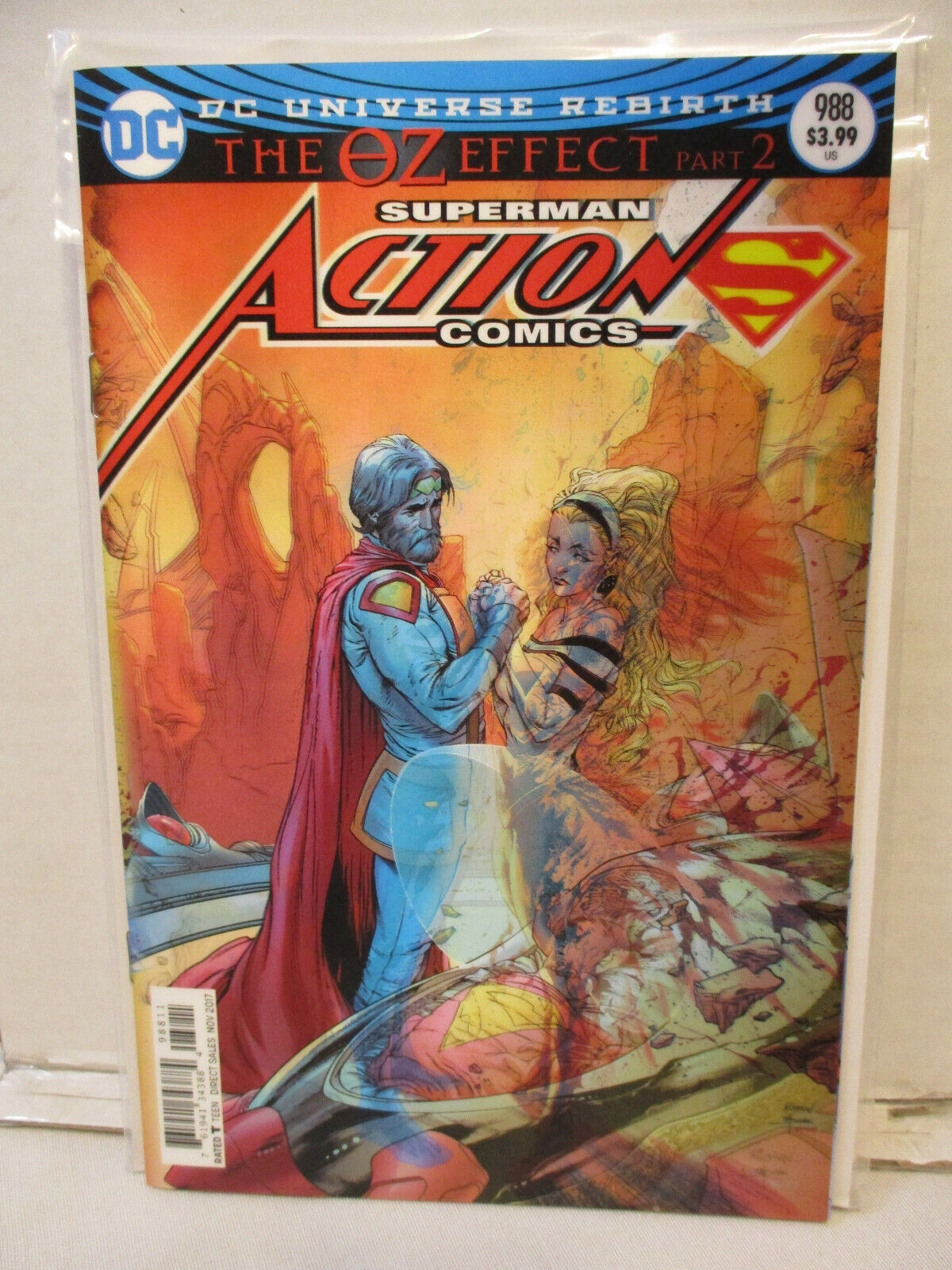 Action Comics #988 Lenticular Cover / Oz Effect pt. 2 - DC Comics 2017 ...