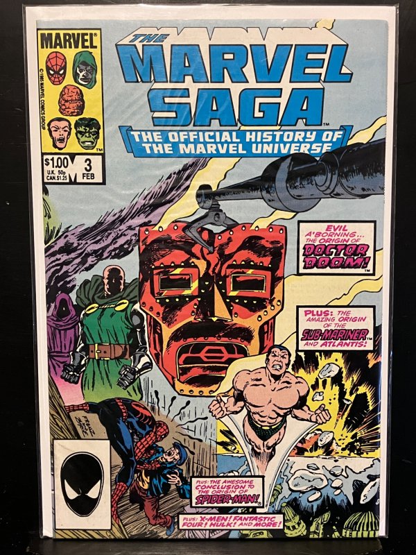 The Marvel Saga The Official History Of The Marvel Universe 3 1986