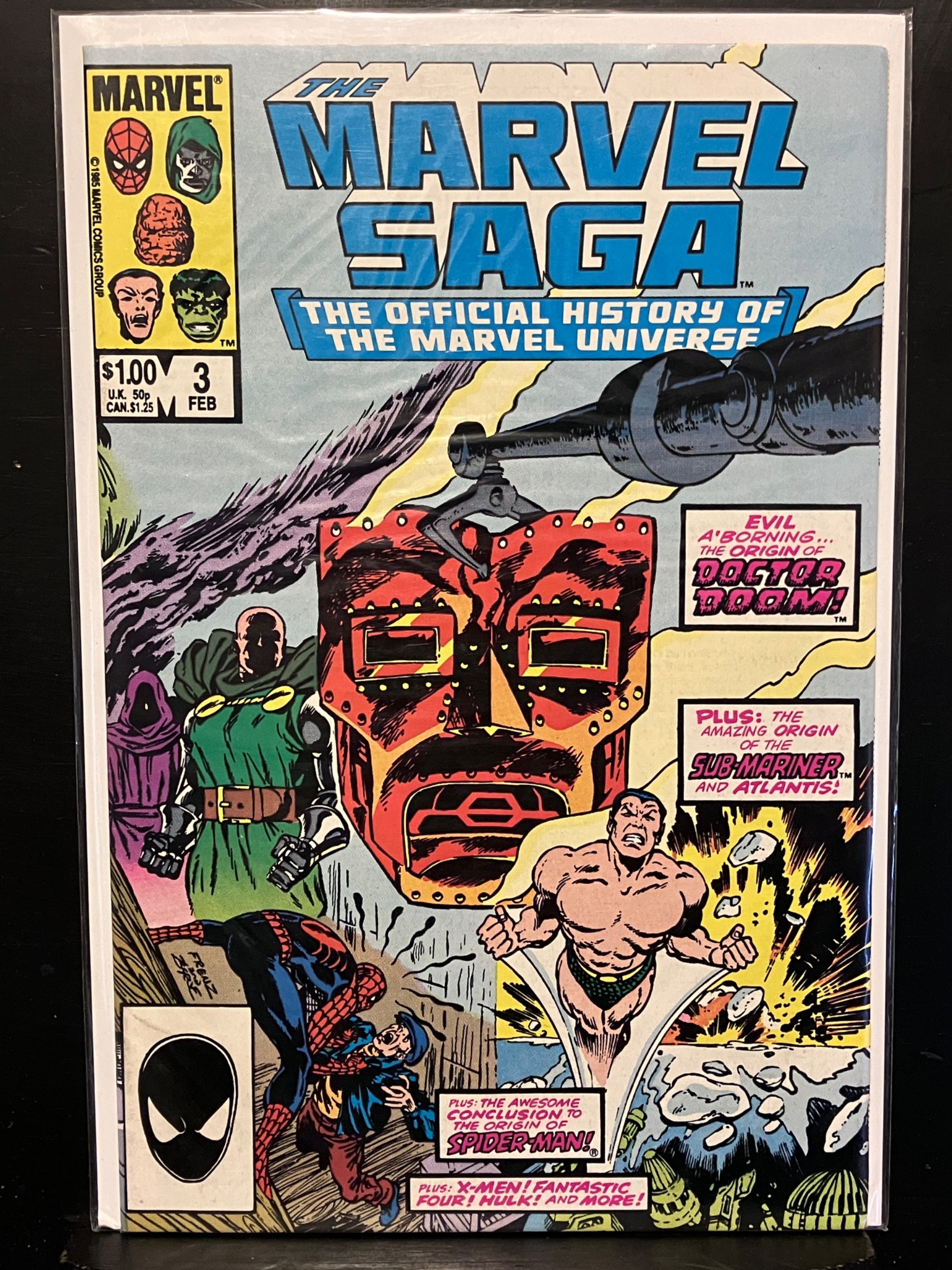 The Marvel Saga The Official History of the Marvel Universe #3 (1986 ...