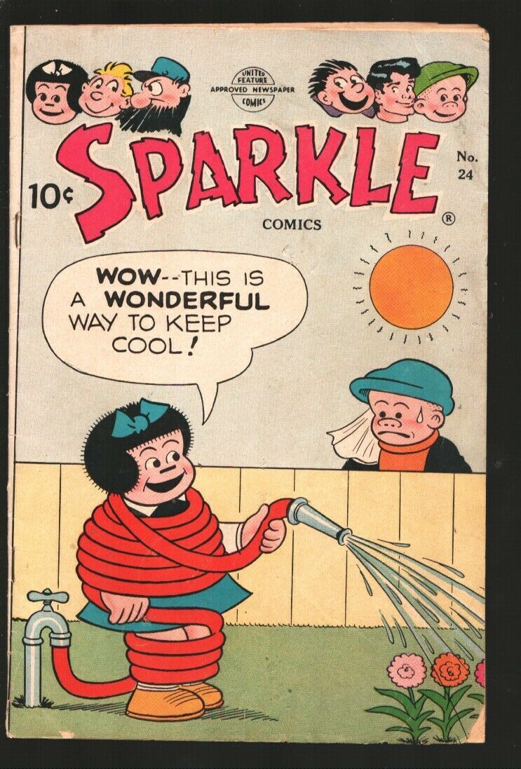Sparkle Comics #24 1952-Nancy & Sluggo by Ernie Bushmiller.-Capt. and ...