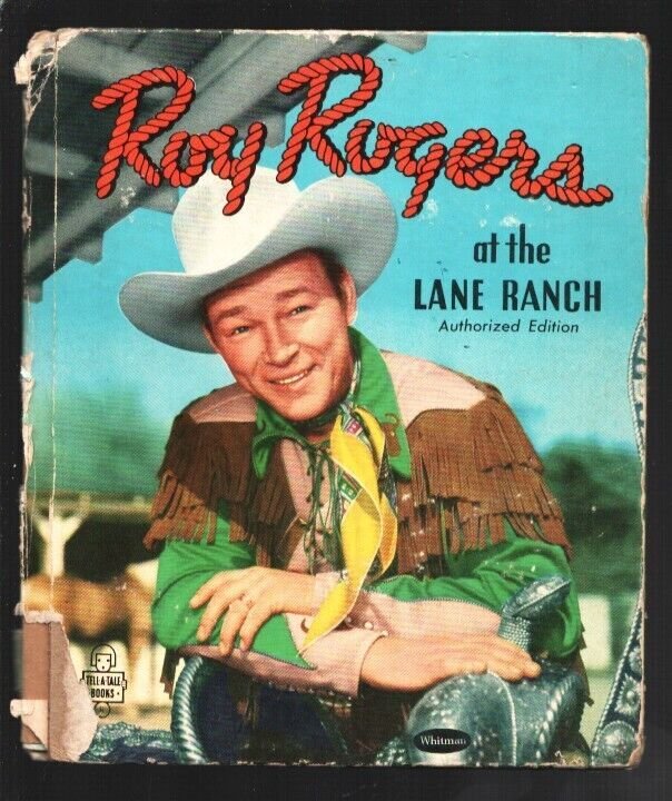 Roy Rogers #2567 1950-Tell-A-Tale Books-At the Lane Ranch-Piece missing ...