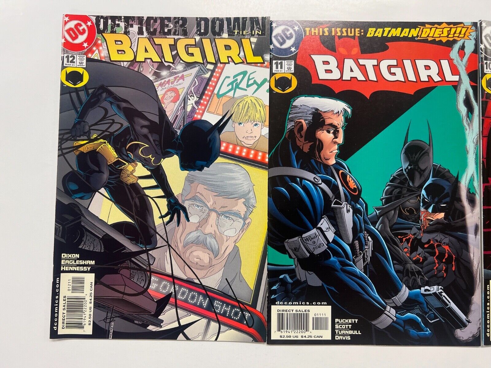 3 Batgirl DC Comic Books # 10 11 12 Superman Wonder Woman Joker Robin ...